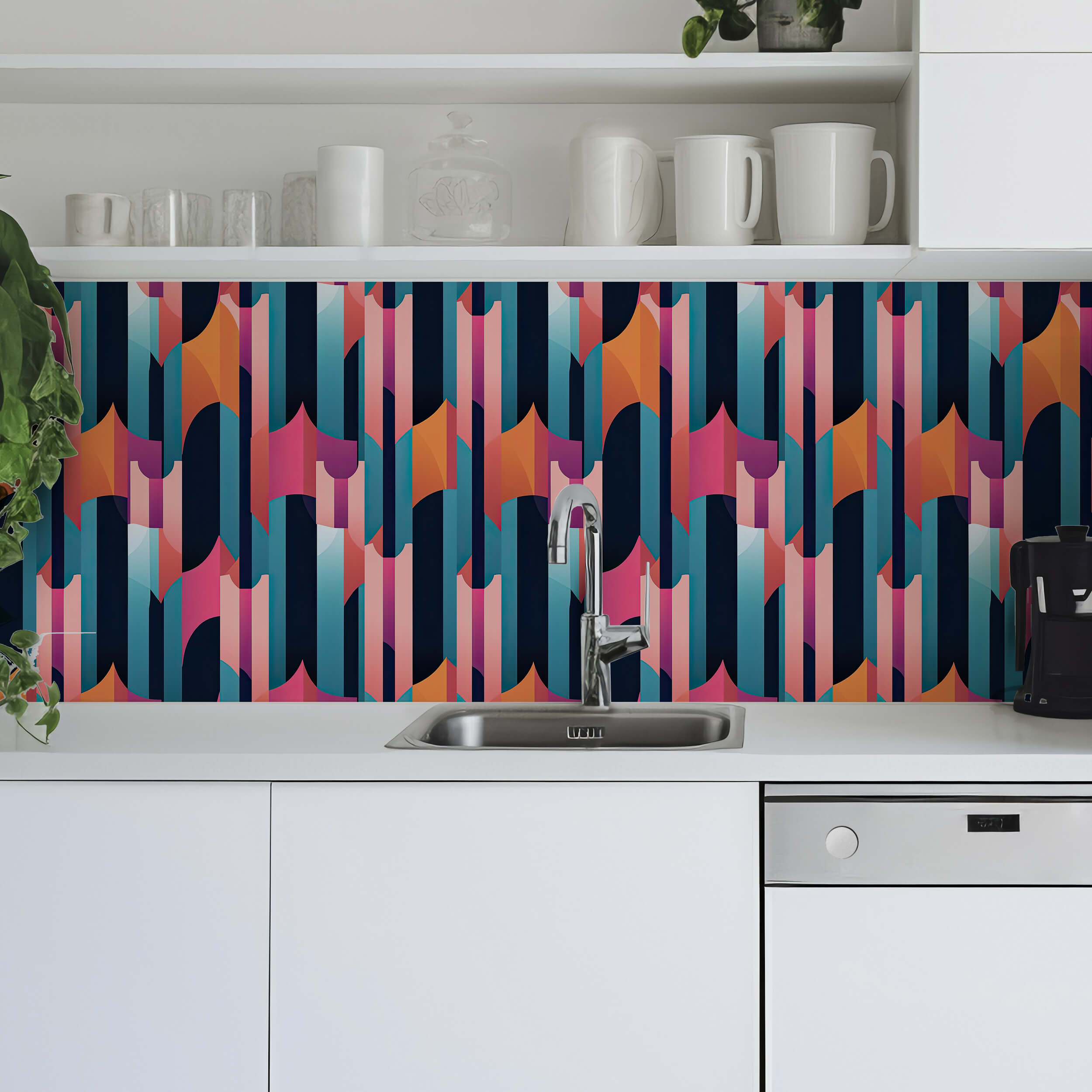 Crédence adhésive déco design 60x400cm | Leroy Merlin