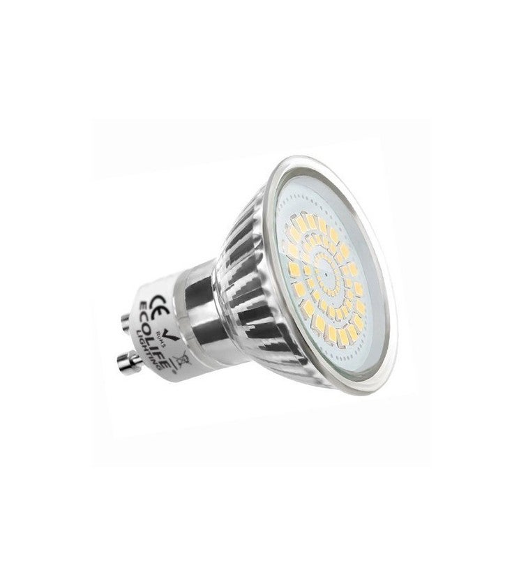 Blanc Neutre - Ampoule/spot LED - GU10 - 3,5 W - SMD Epistar - Ecolife ...