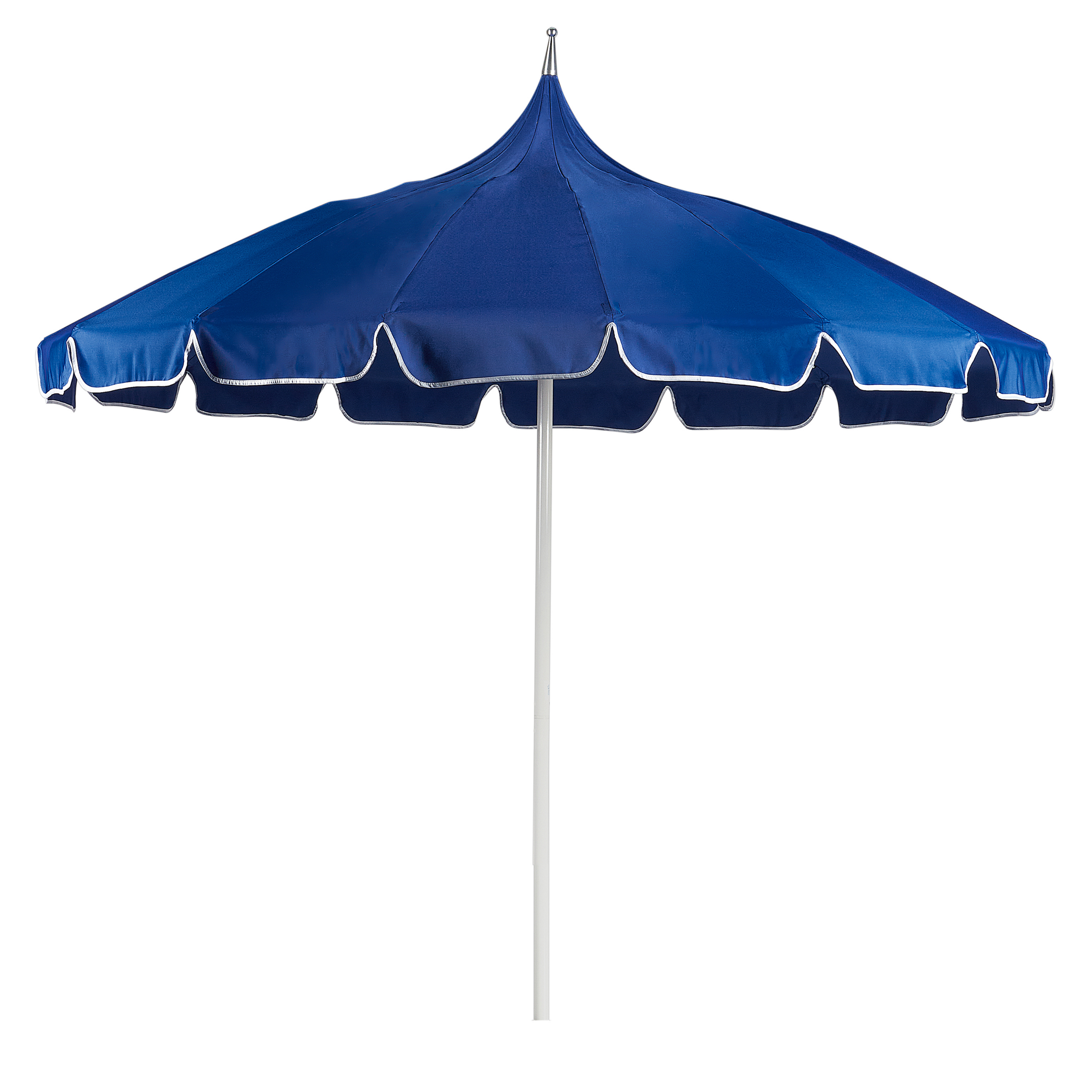 Beliani Sombrilla de jardín 245 cm MINOA Azul | Leroy Merlin