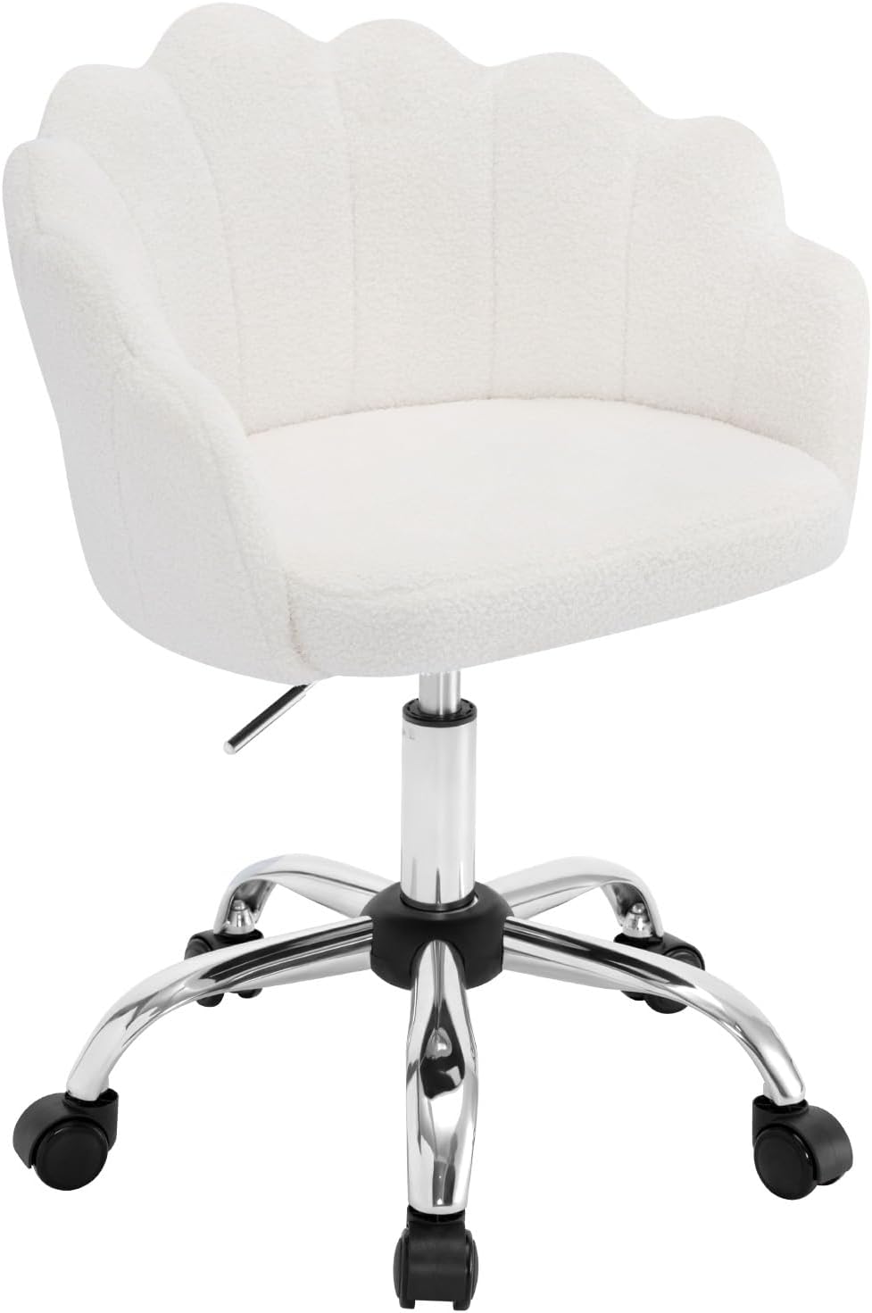 Chaise Bureau WOLTU - Chaise Coiffeuse en Cachemire et Métal - Fauteuil ...