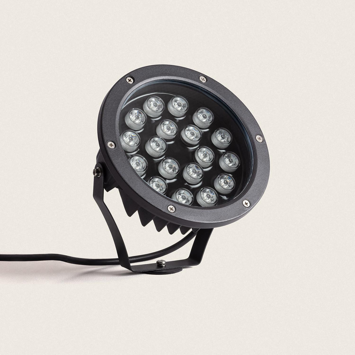 Spot Extérieur LED 18W IP67 Colmar sur Piquet 3000K Blanc chaud | Leroy ...