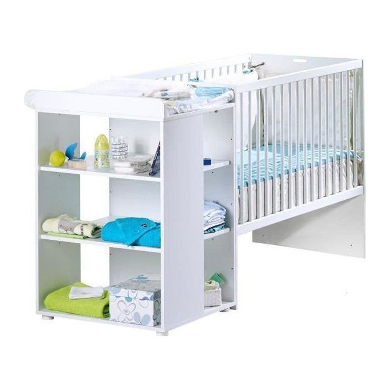 Cama combinada ajustable 3 en 1 60 x 120 90 x 190 cm Blanco | Leroy Merlin