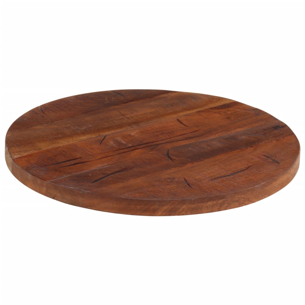 Plateau de table rond en bois massif recyclé ? 50x2,5 cm | Leroy Merlin
