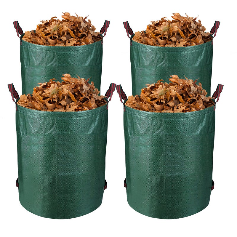 4X Sac à feuilles de jardin Sac à déchets de jardin Compost XXL Sac à ...