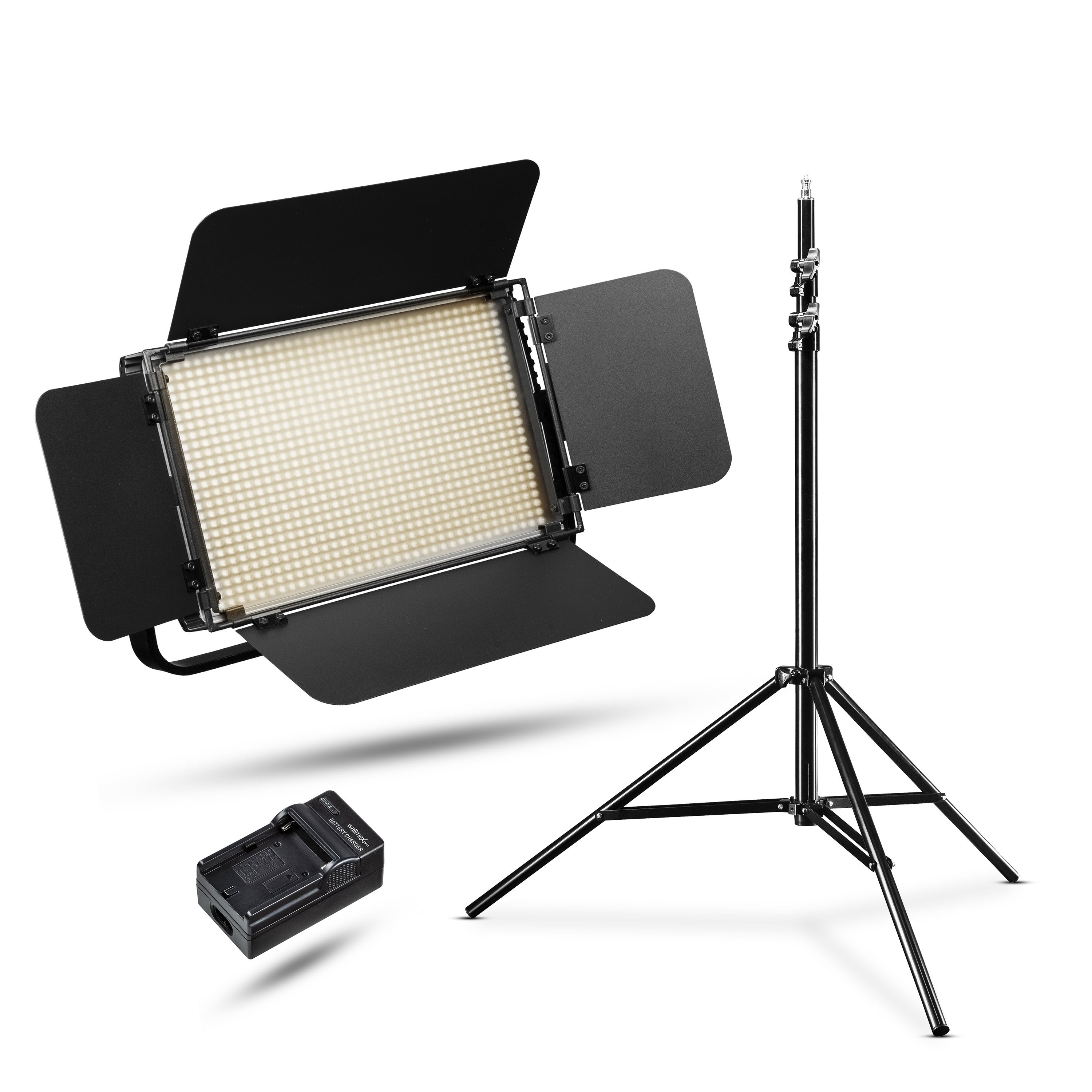 LED Niova 900 Plus Bi Color avec trépied et batterie NP-F, éclairage ...