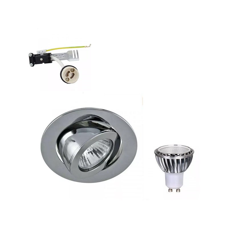 LED Spot Kit GU10 5W COB equivalente 50W Dimmable | Leroy Merlin