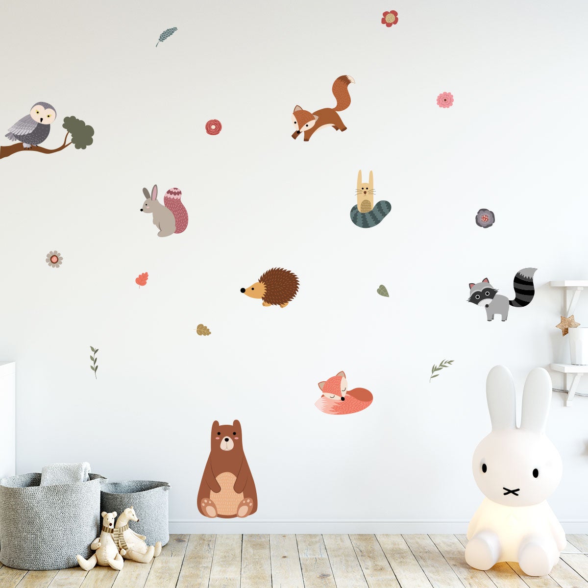 Stickers muraux | Sticker Mural Autocollant - ANIMAUX SCANDINAVES OURS ...