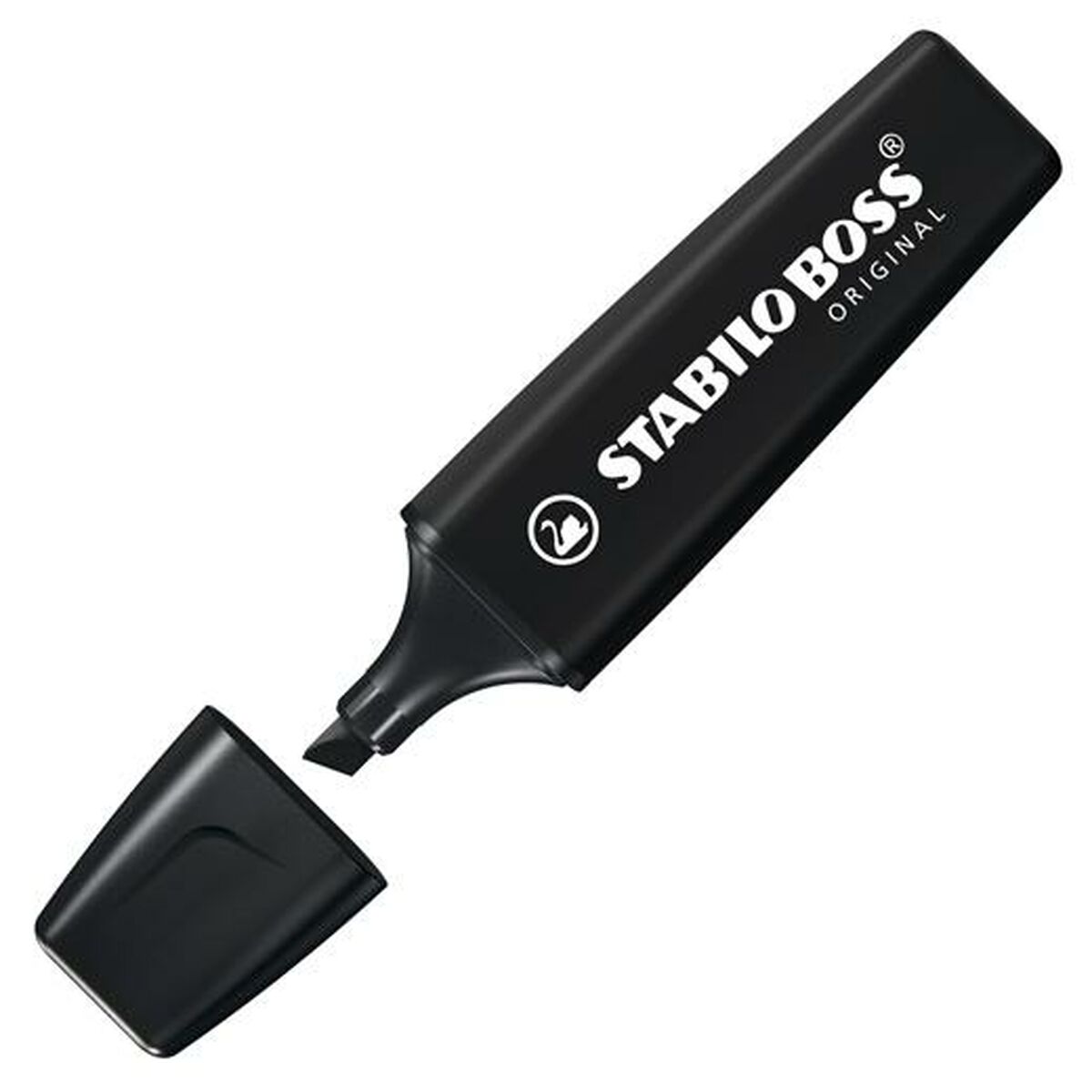 Subrayador Stabilo Boss Original 10 Unidades Negro | Leroy Merlin