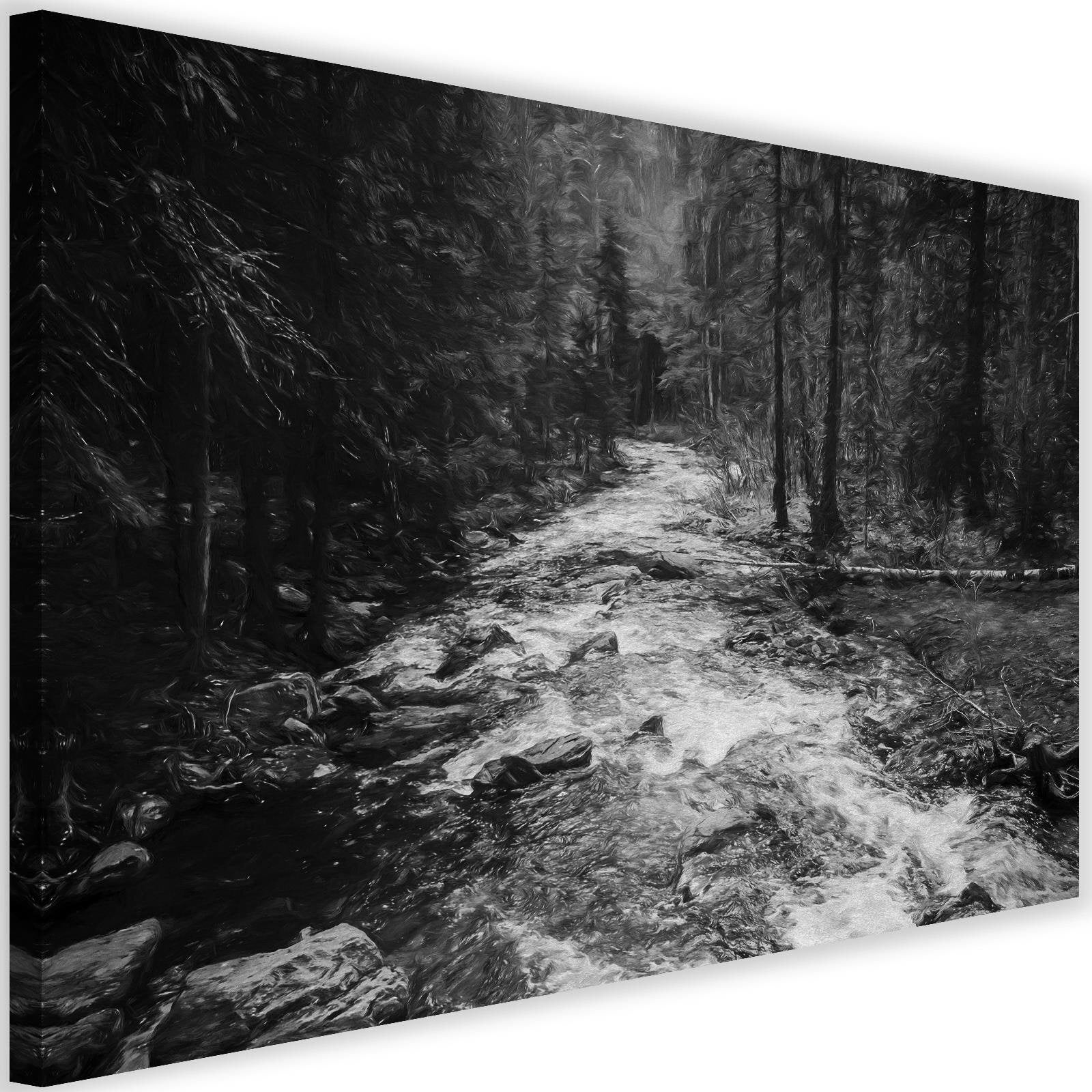 Tableau forêt de conte de fées 2 - 90 x 60 cm | Leroy Merlin