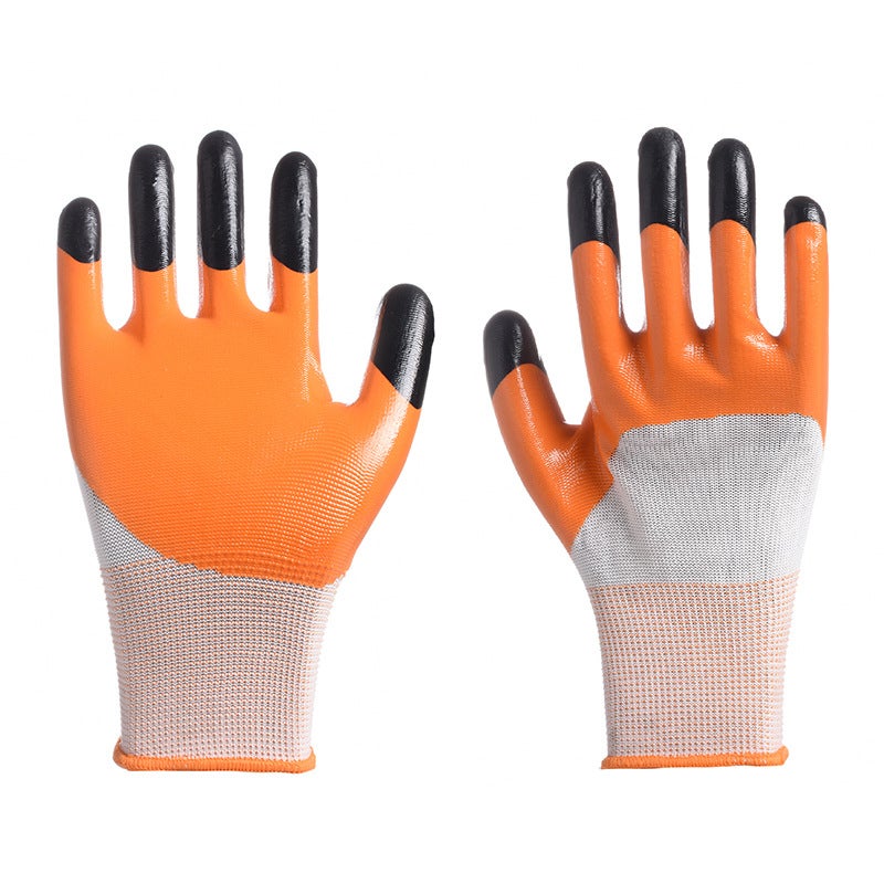 Gants de travail antidérapants pour entrepôt, construction 1 paire ...
