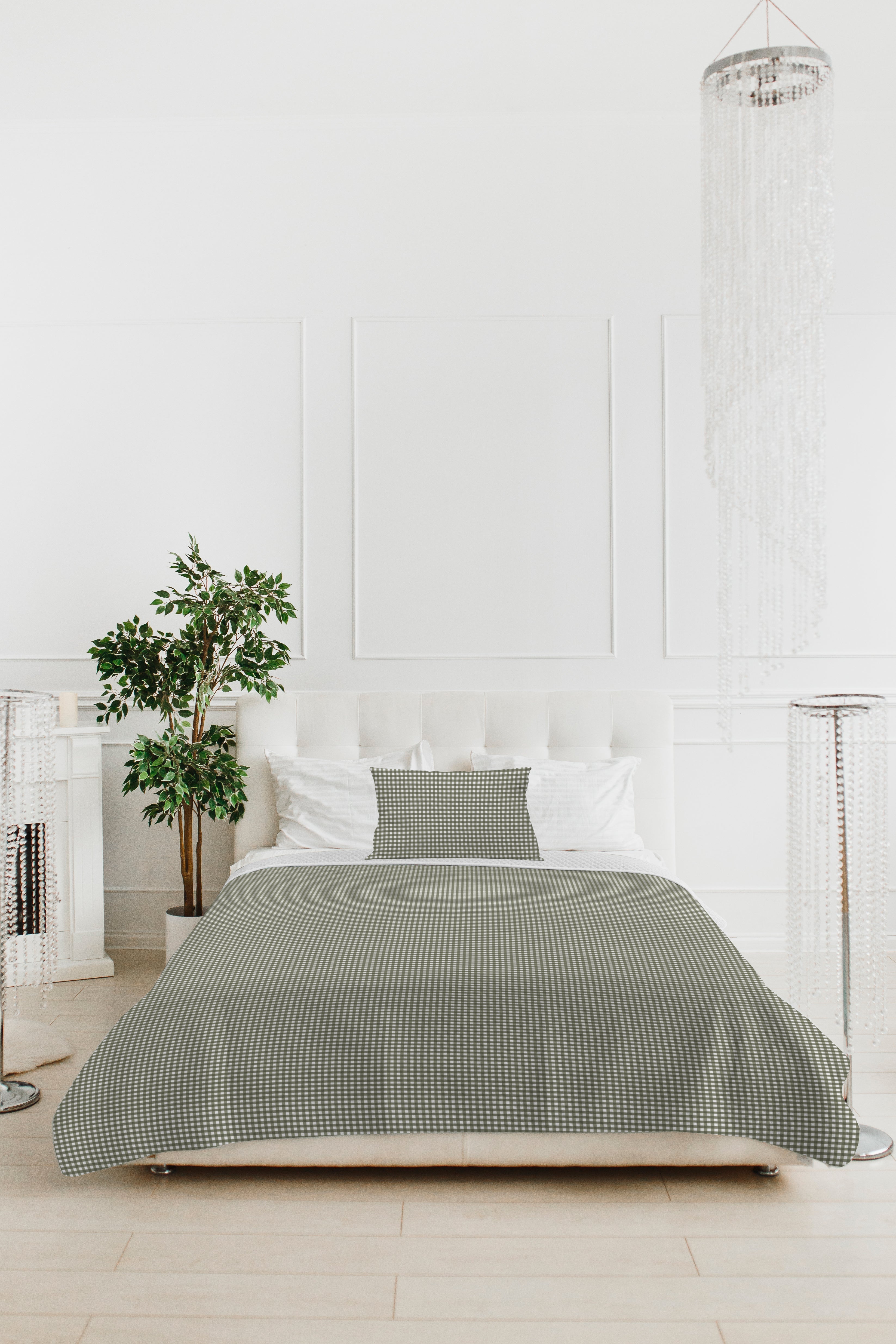 Colcha Vichy Verde - Cama135 | Leroy Merlin