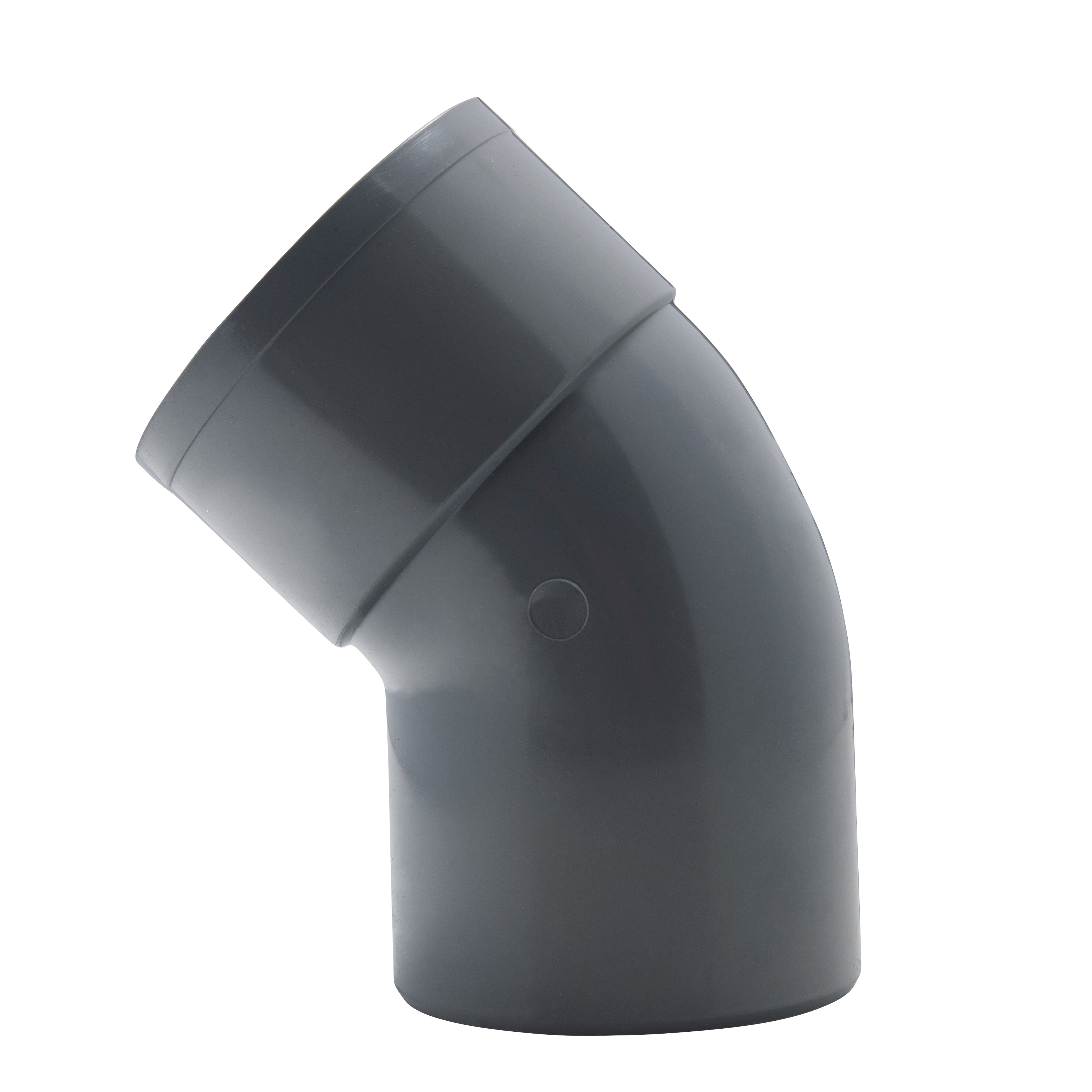 Coude PVC male femelle JARDIBRIC 45 degres 100 mm pour evacuation eaux ...