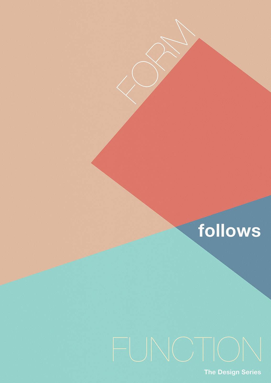Affiche The Design Series: Form follows Function (Impression sur papier ...