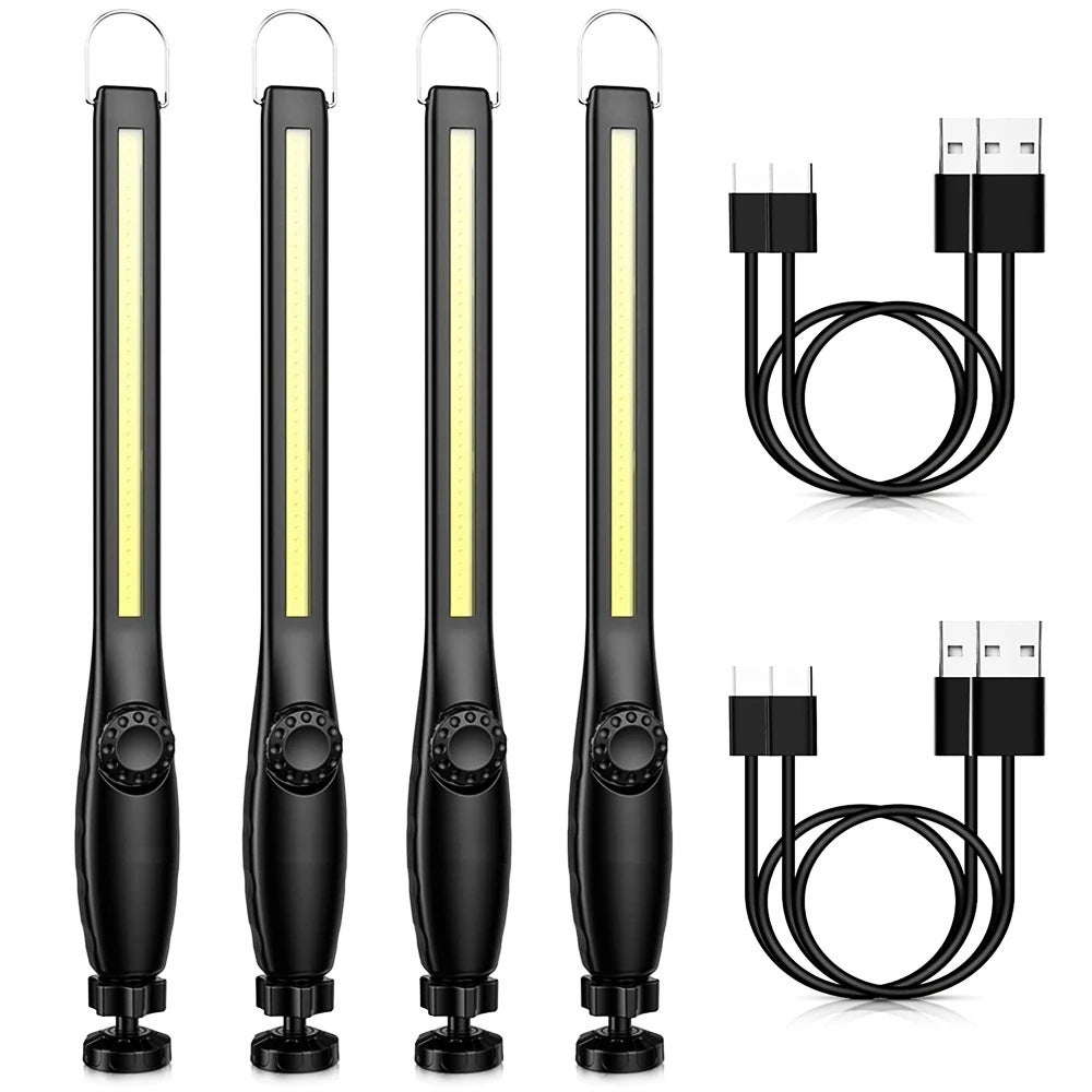 Lot de 4 Pièces Baladeuse led Mecanicien Lampe Atelier Chantier ...