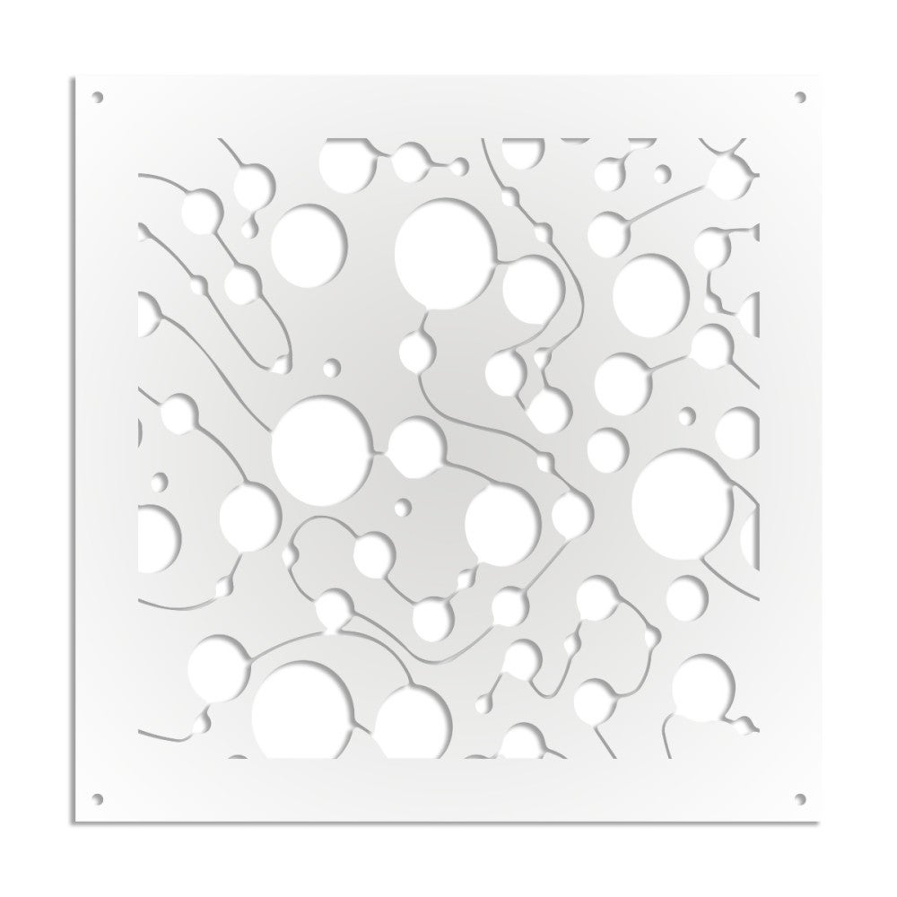 BAKTERIA - Panel de PVC perforado - Parasol - dimensiones 98x98 cm ...