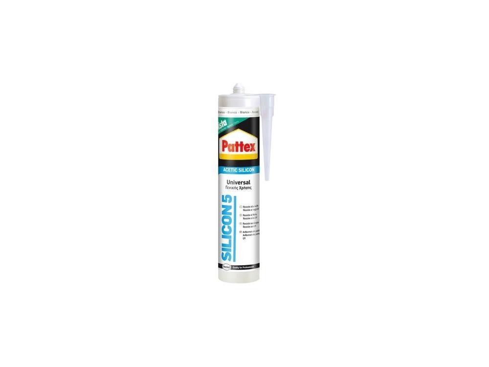 Pattex silicone sista silicon 5 acetico trasparente | Leroy Merlin