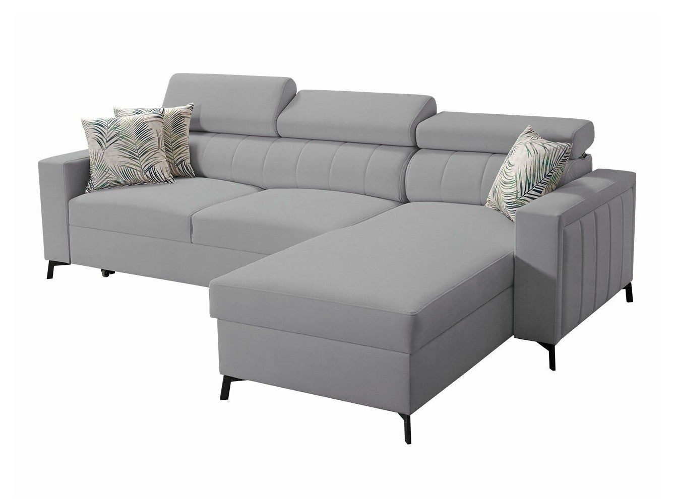 Divano angolare Sarasota 150, Grigio, Con, 267x183x83cm | Leroy Merlin
