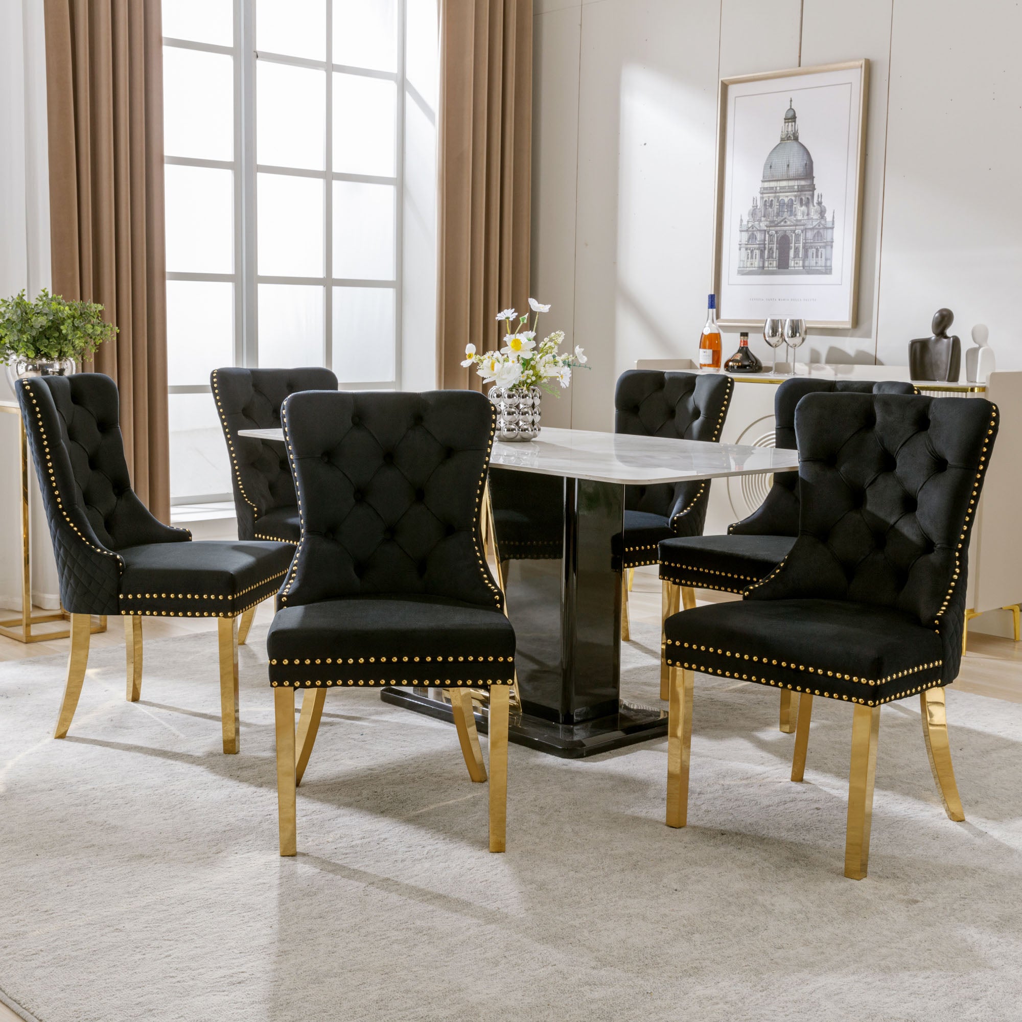 Chaises de salle à manger (chaise de cuisine, chaise de salon avec ...