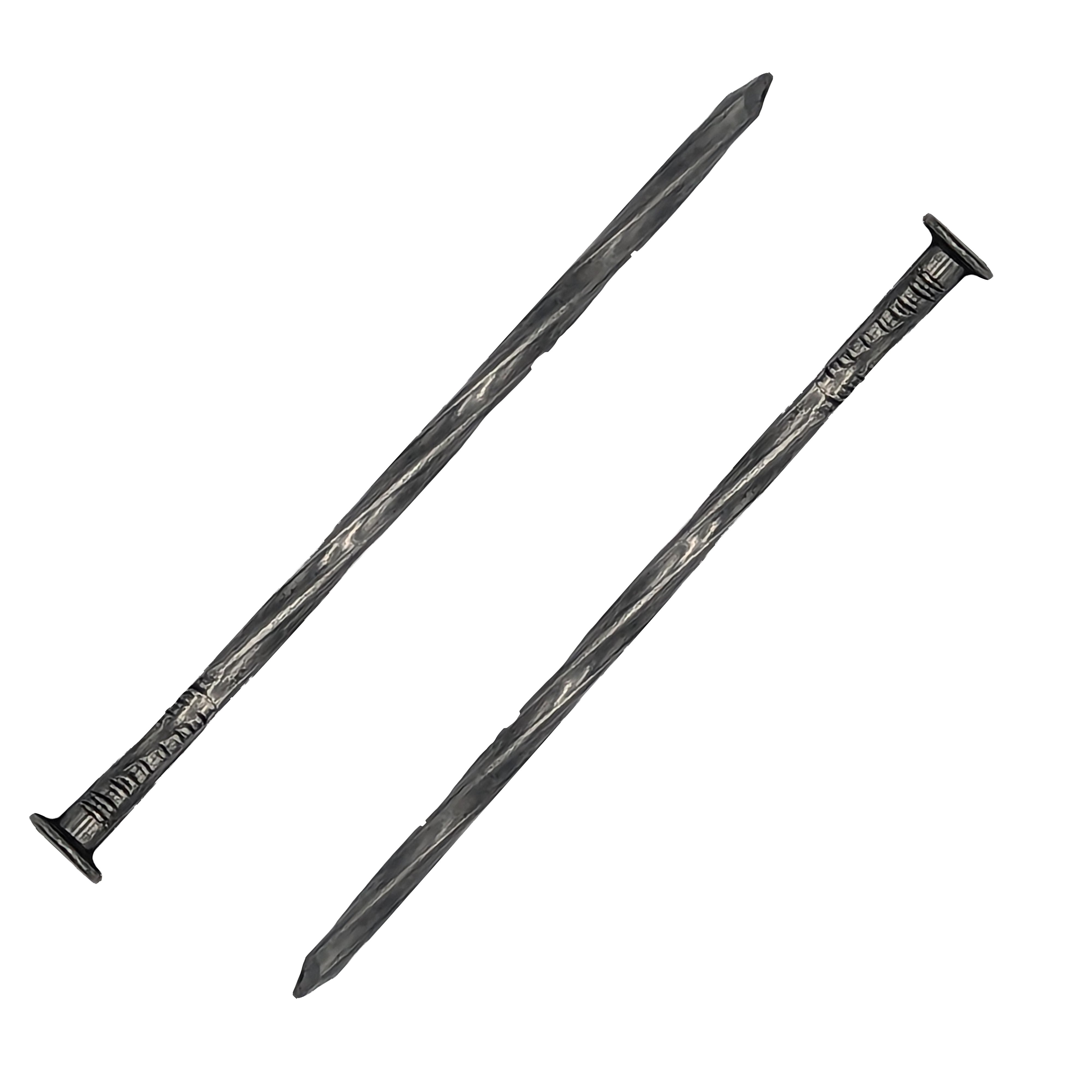 Clou – Pointes – Tête plate acier torsadées Ø 4.1 x L 100 mm – Boite de ...