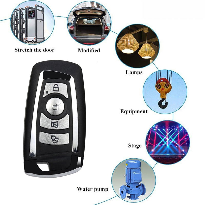 Télécommande sans fil 315MHz Clé Fob 4 Boutons Clone Commutateur ...