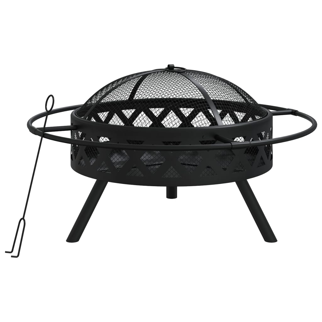 Brasero con atizador acero XXL 70 cm | Leroy Merlin