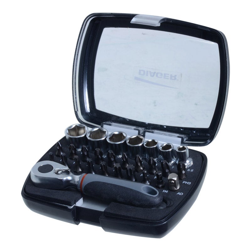 Coffret embouts + douilles 28 pièces - DIAGER | Bricoman