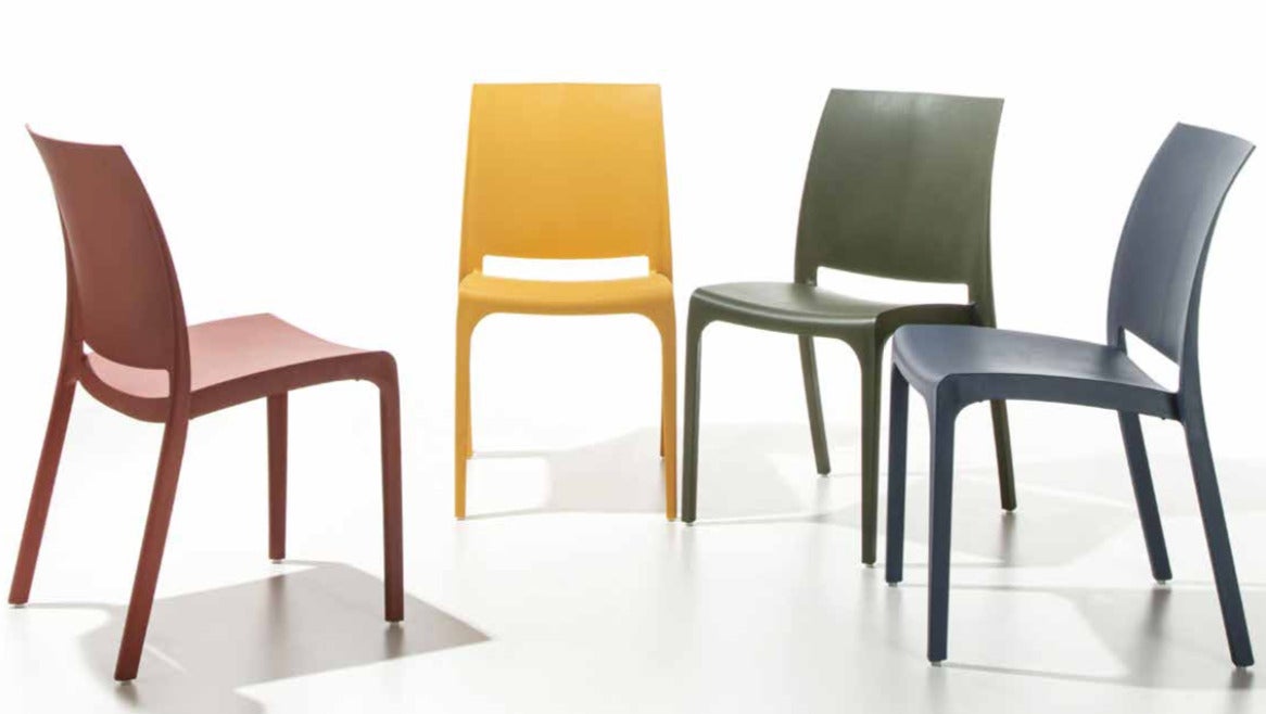Chaise polypropylène Barko - Lot de 4-Couleur Vert sapin | Leroy Merlin