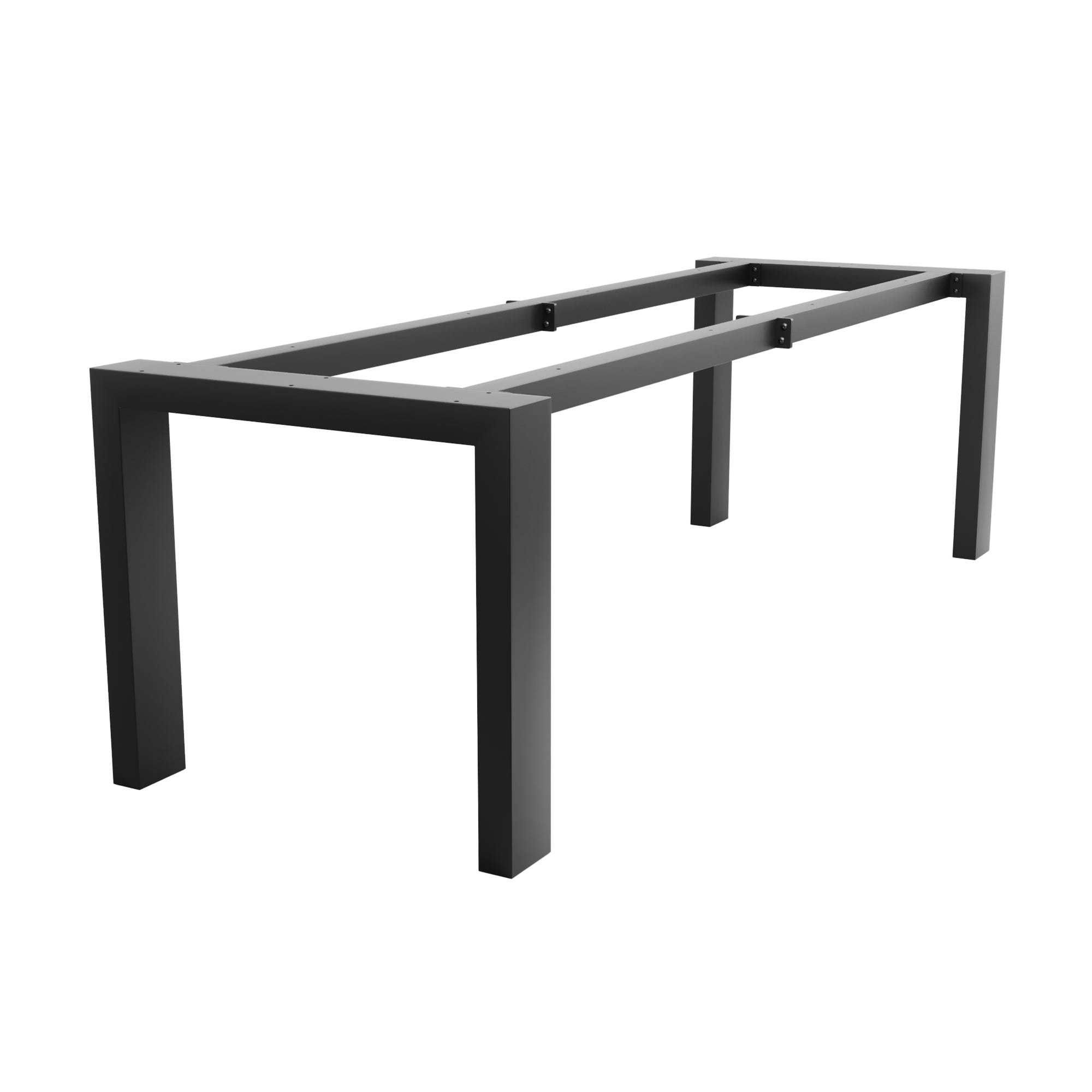 Metalopro Etamin Extreme Patas De Mesa De Metal Negro Rectangulares