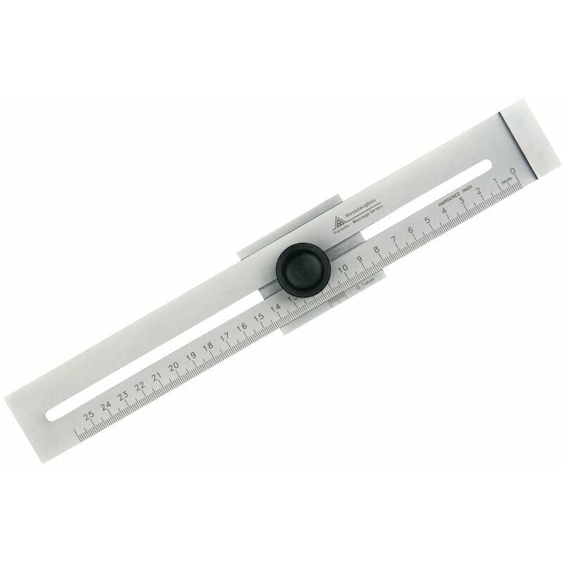 Stainless Steel Marking Ruler Ruler Trusquin Plage de mesure en métal ...