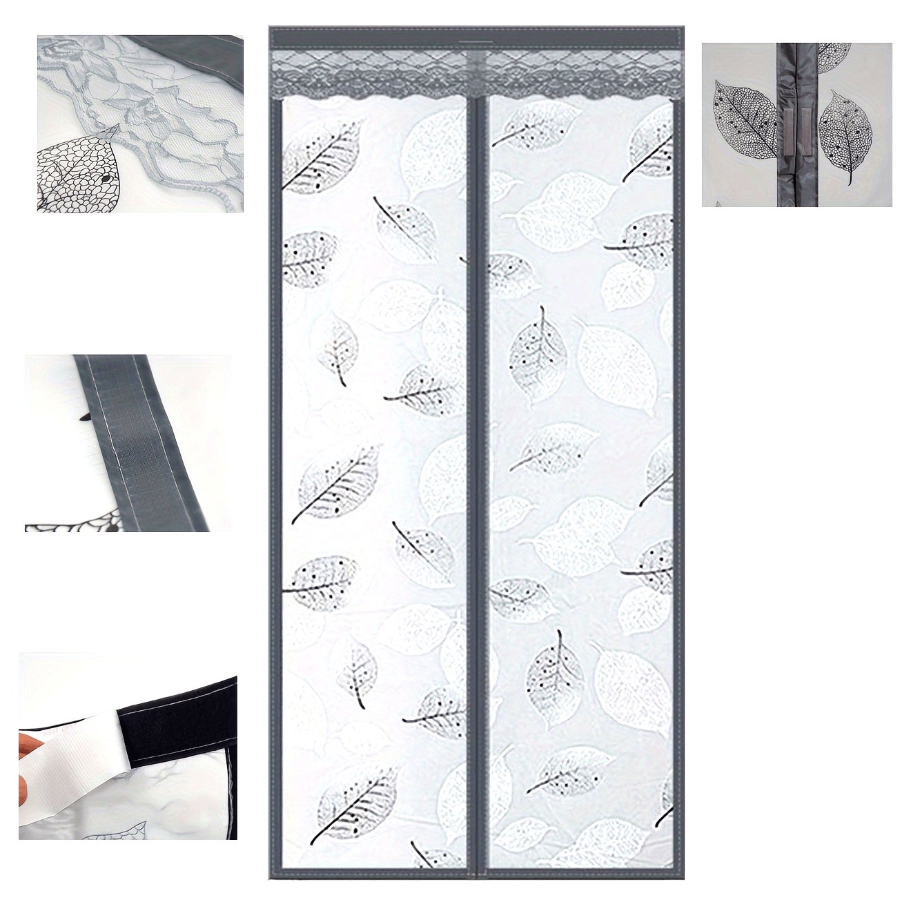 Rideau de porte anti-moustiques pour la maison, rideau de porte en fil ...