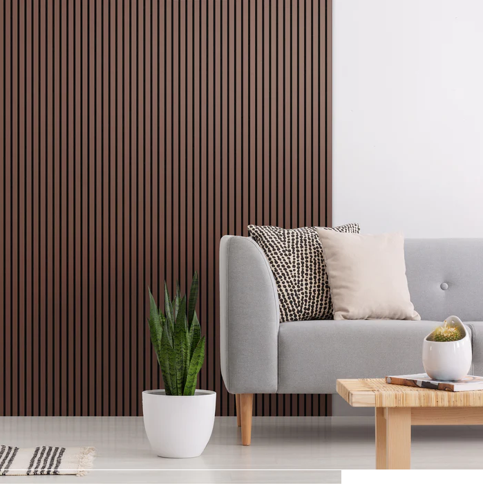 Panel de lamas de WPC para instalación entrelazada interior y exterior ...