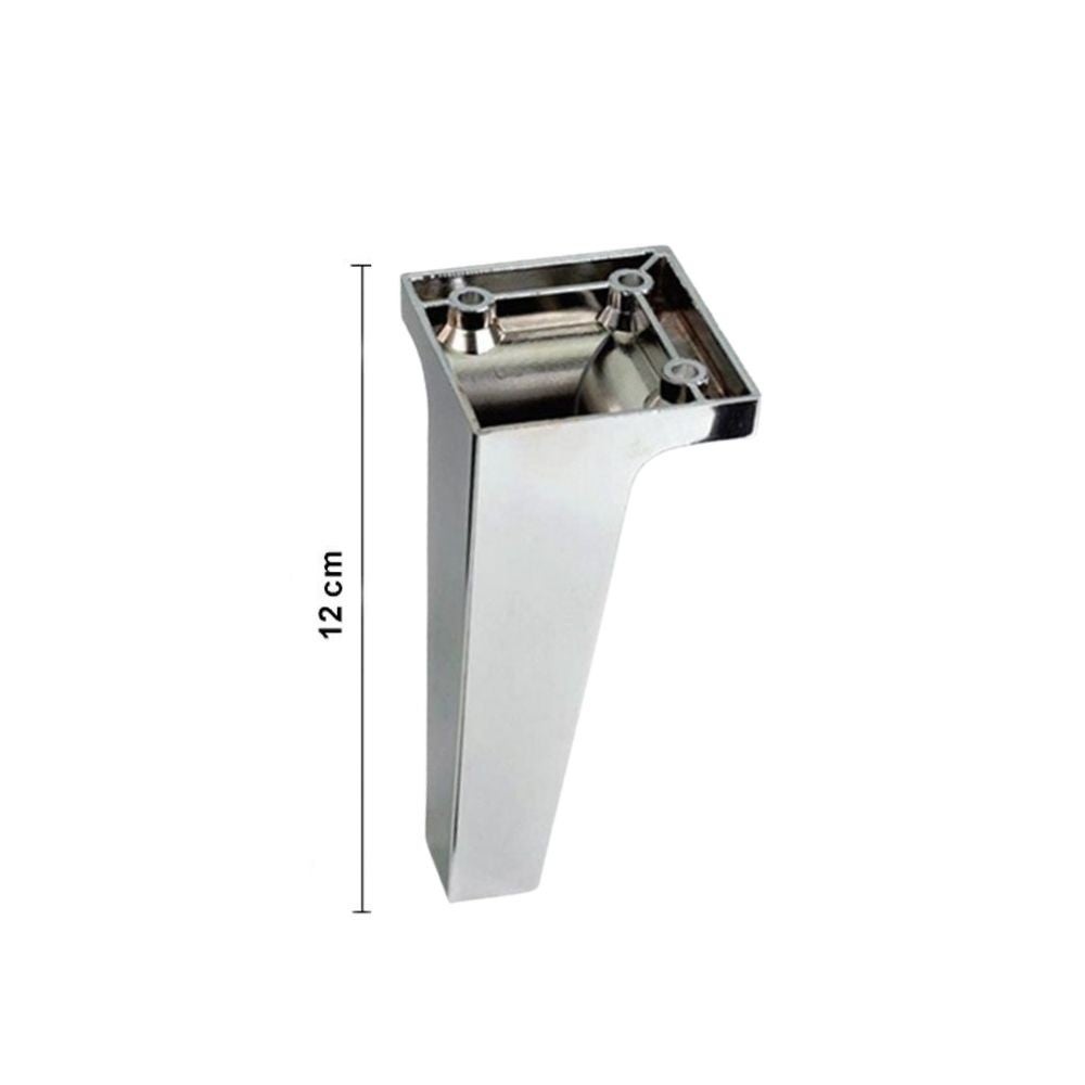 Piede mobile cromato 12x5,5 cm | Leroy Merlin