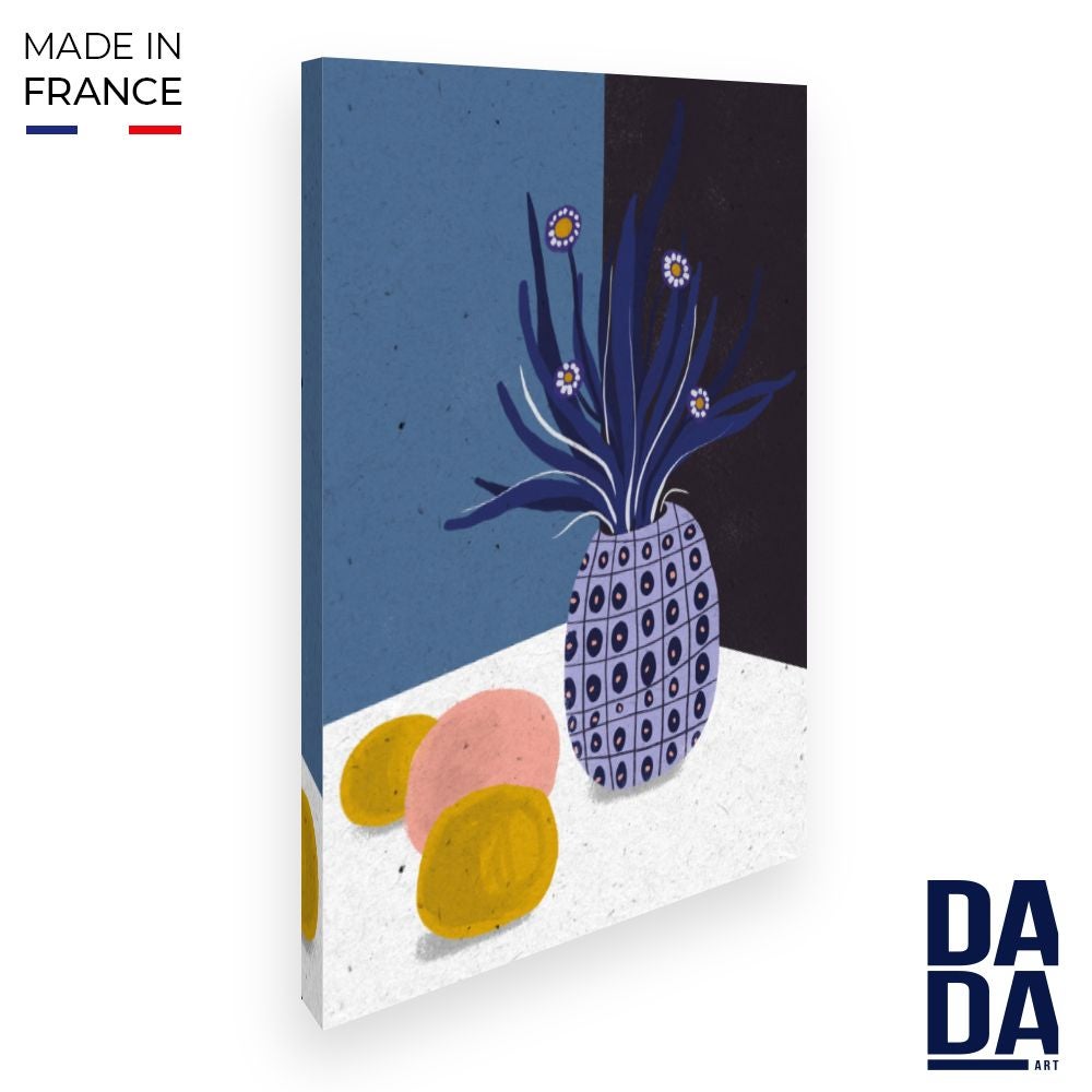 Toile Vase fleuri / 60x90cm / Fabriqué en France / DADA ART | Leroy Merlin