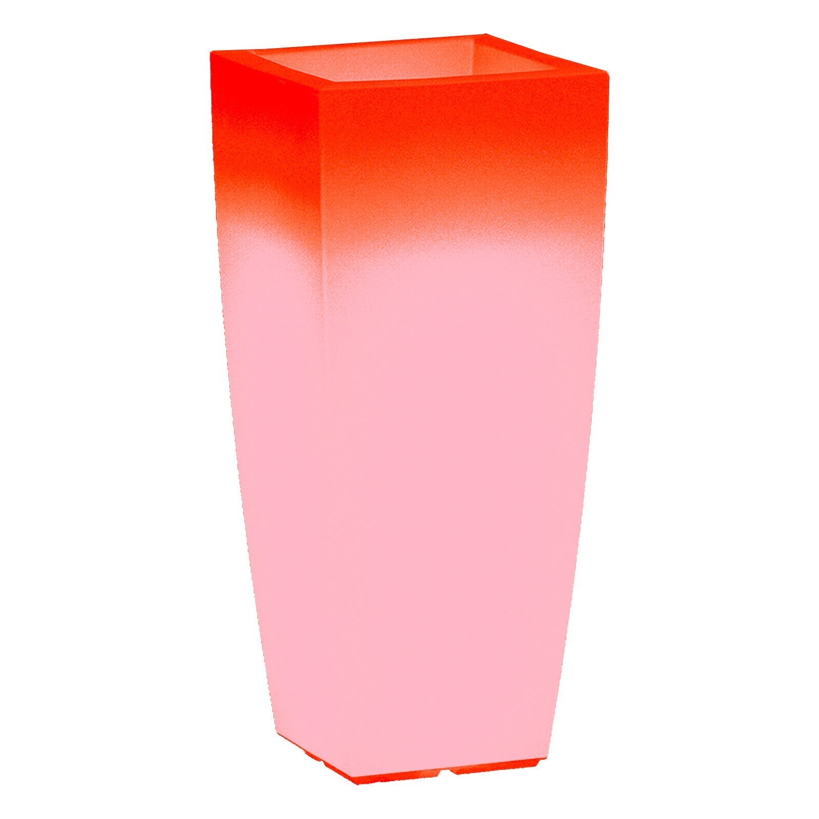 Vase Luce en Polymère Monacis Stilo Square Top Bright - cm 39 X 39 - h ...