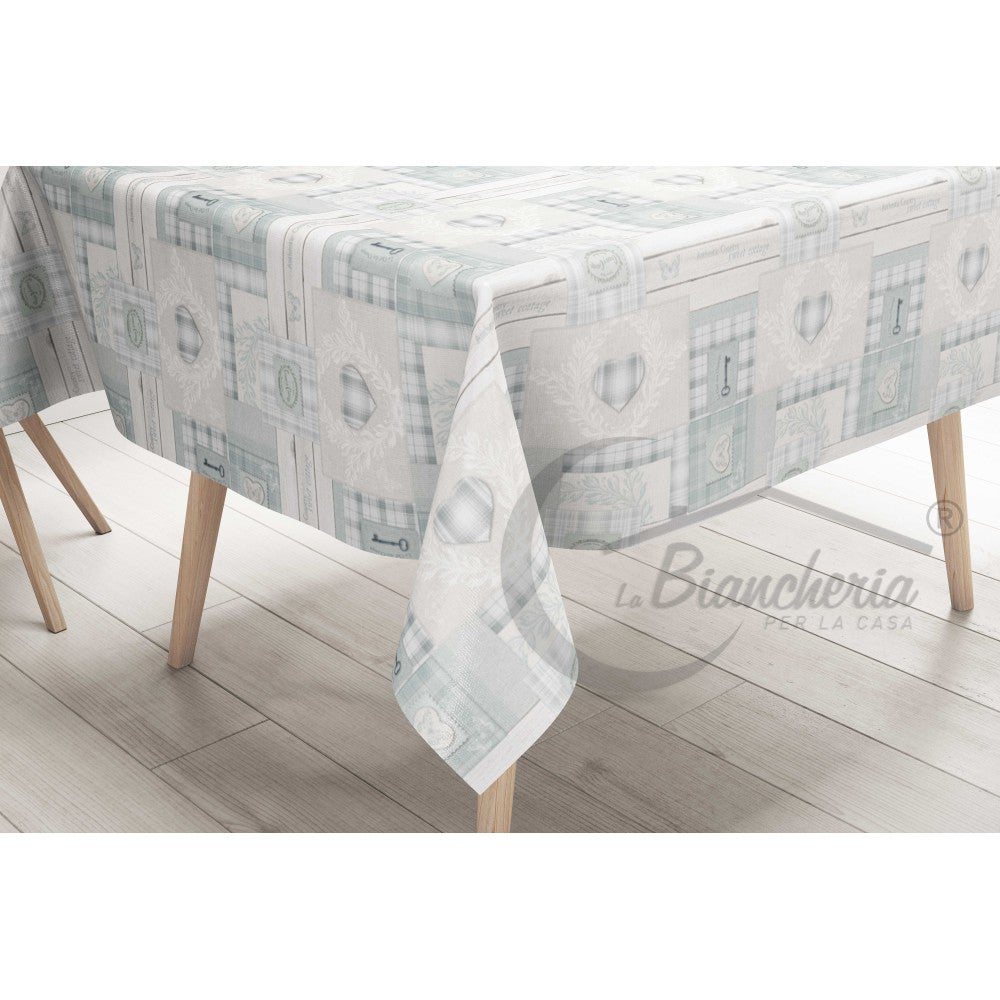 NAPPE LIMA © en OILCLOTH plastifié lavable hydrofuge en PVC TYROLIEN ...