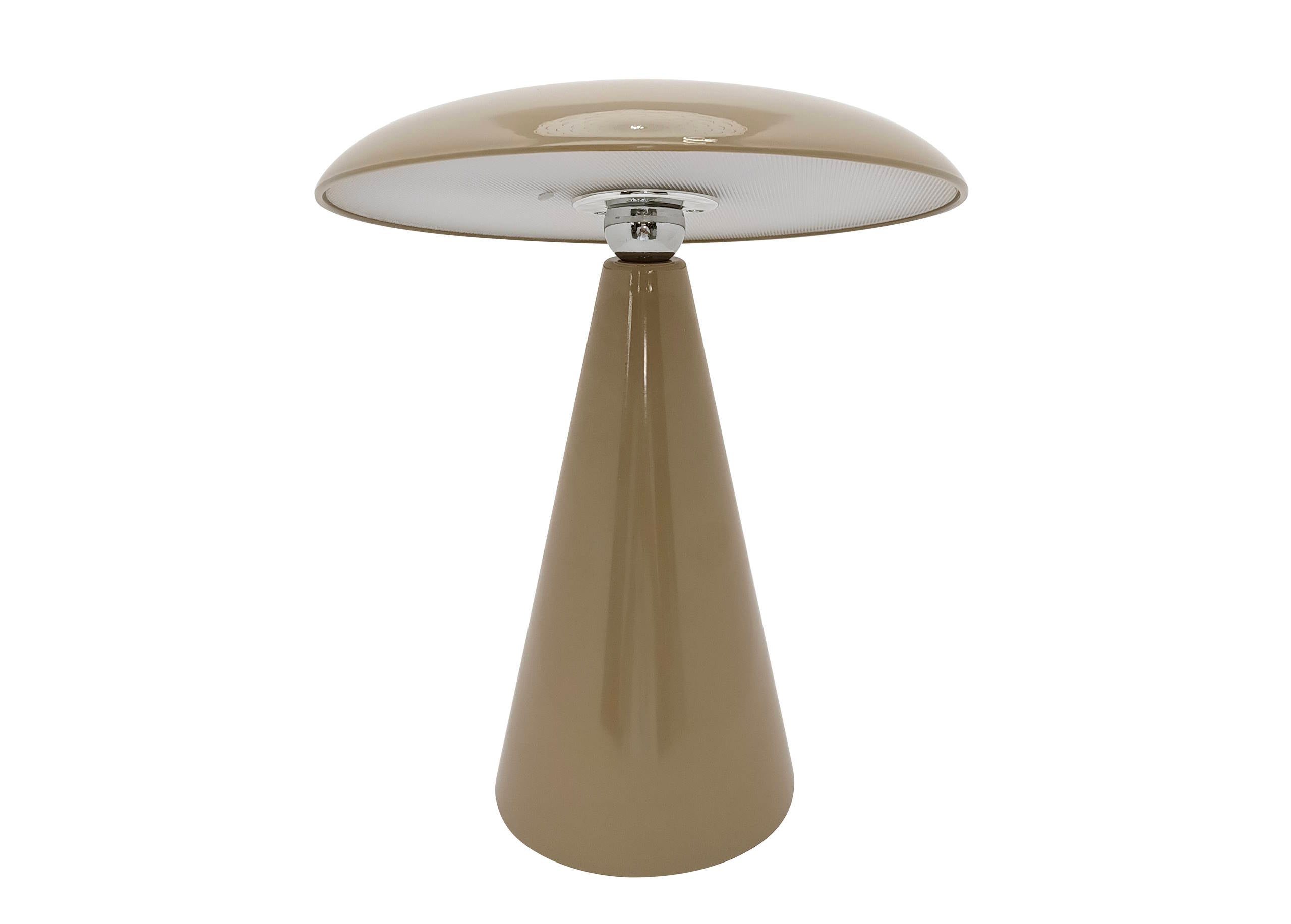 Lampe de table Kinoko, éclairage LED inclus, sans fil, abat-jour ...