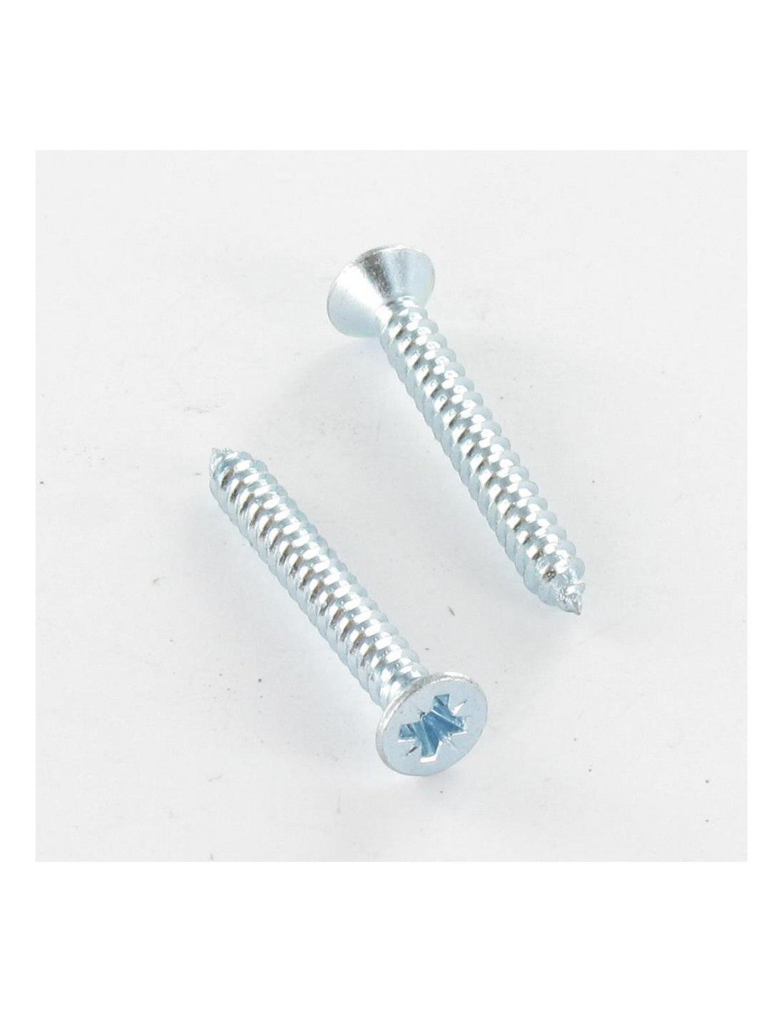 Vis tôle Tête fraisée TF Pozi 4.2X25 Acier zingué-100 pièces | Leroy Merlin