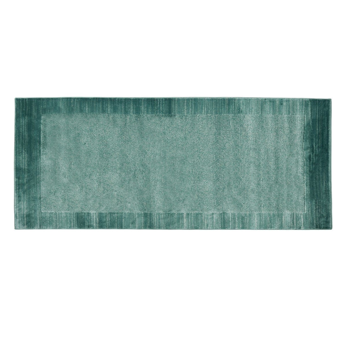 Alfombra corredor color sólido SIENNA AQUA 80X240 cm | Leroy Merlin