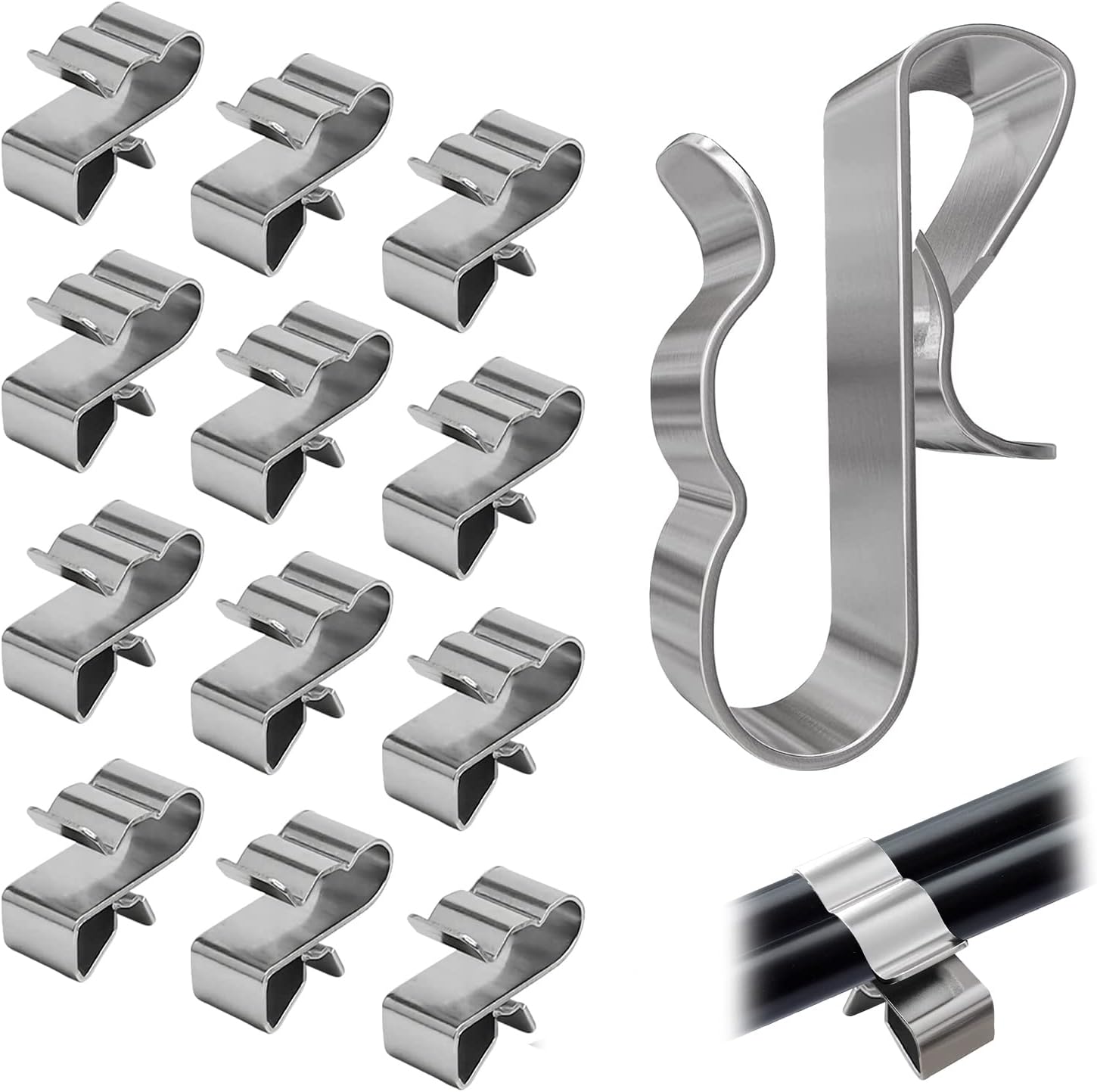 60 Clips Fixation Câble Inox – Gestion Professionnelle des Câbles pour ...