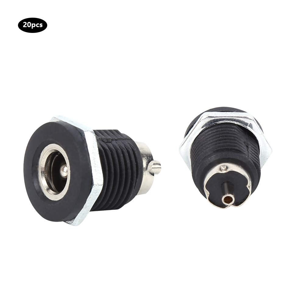 Lot de 20 connecteurs de prise jack femelle pour alimentation ...