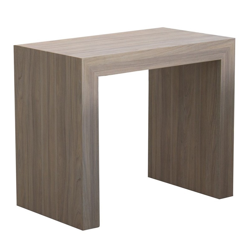 Table console extensible avec structure pliante, finition orme, 90x50 ...