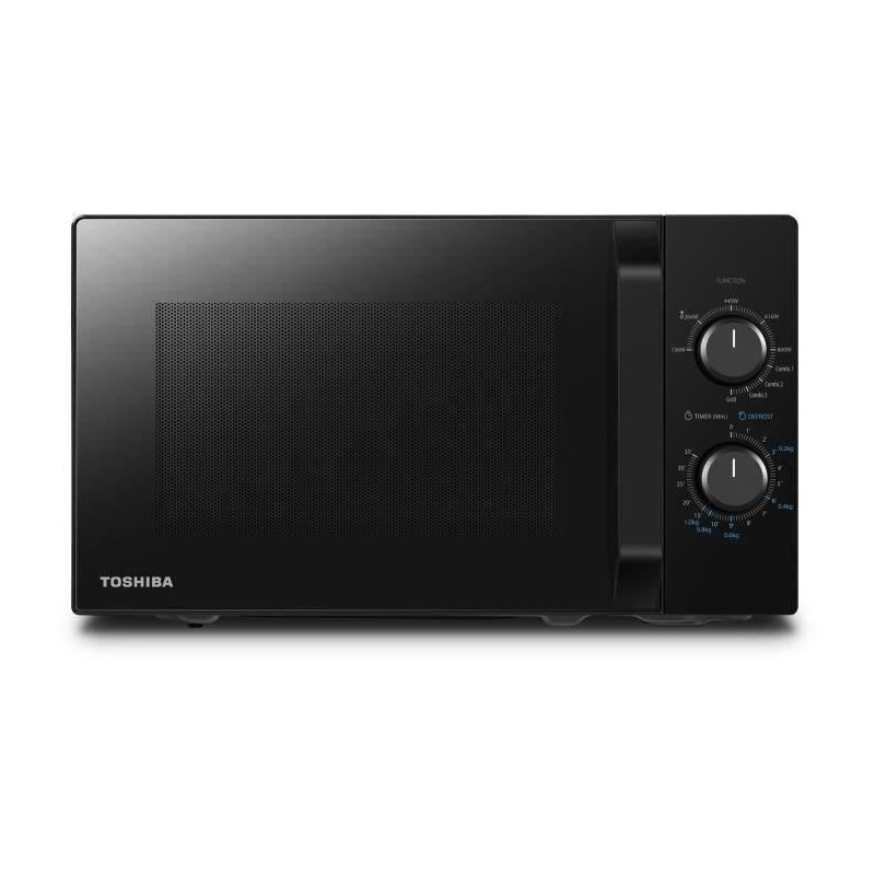 Micro-ondes grill pose libre - TOSHIBA - MW2-MG20P(BK) - Noir - 20L - 800W - Grill 1000W | Leroy ...