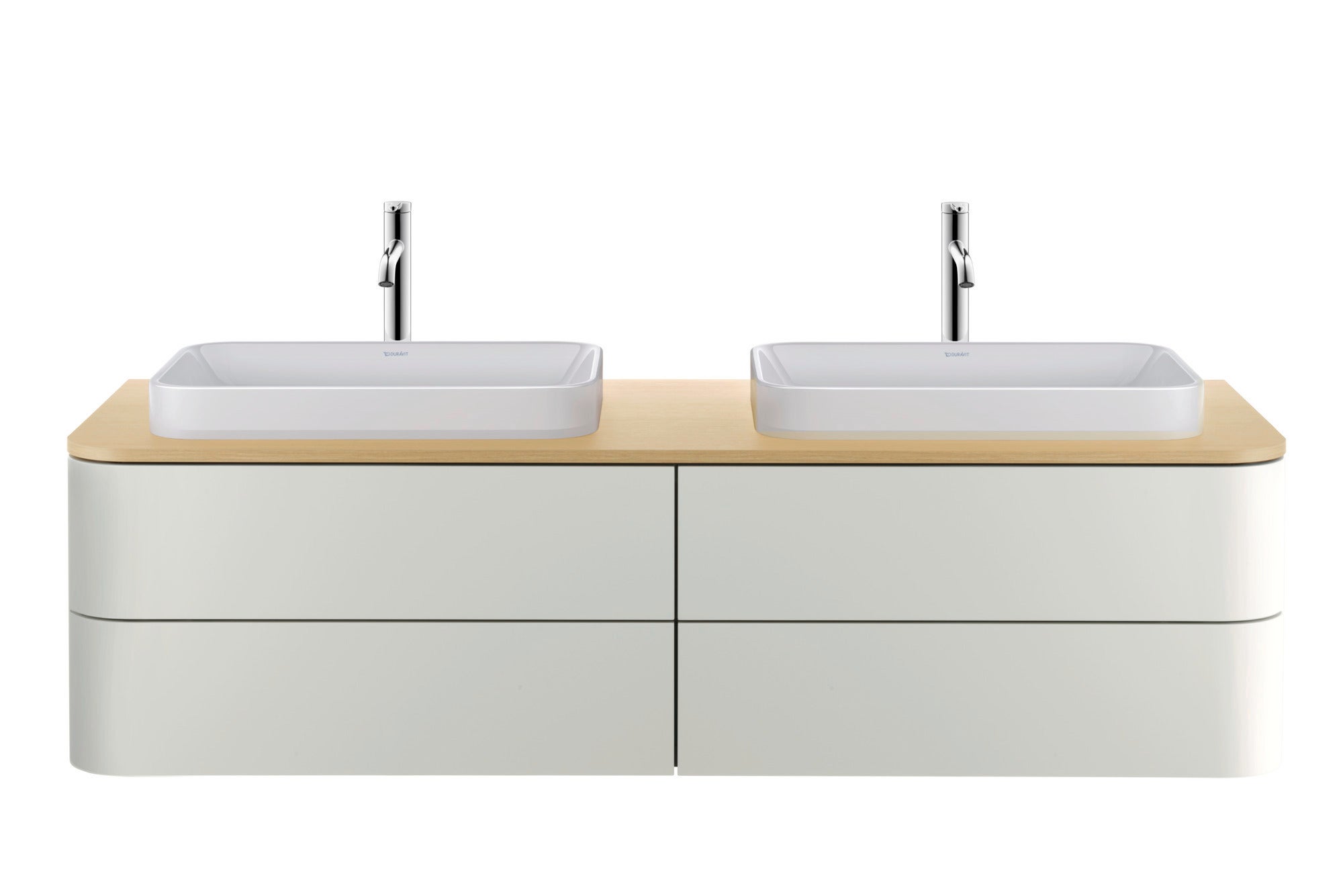 Duravit Happy D.2 Plus Évier à poser, 600x400 mm, rectifié, sans trop ...