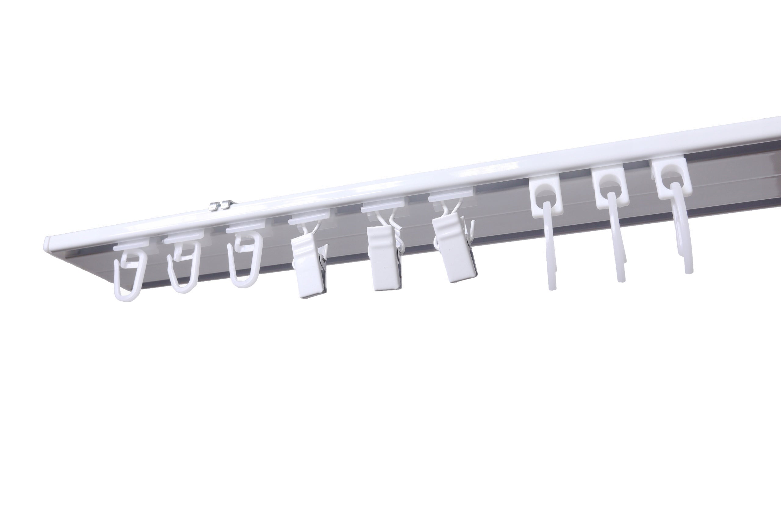 Karnisz szyna sufitowa aluminiowa podwójna SMALL PLUS 310 cm - Leroy Merlin