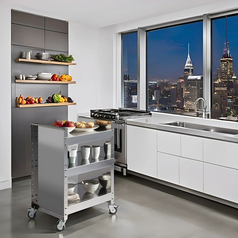 TEO , carrello professionale da cucina / HORECA in acciaio inox | Leroy ...