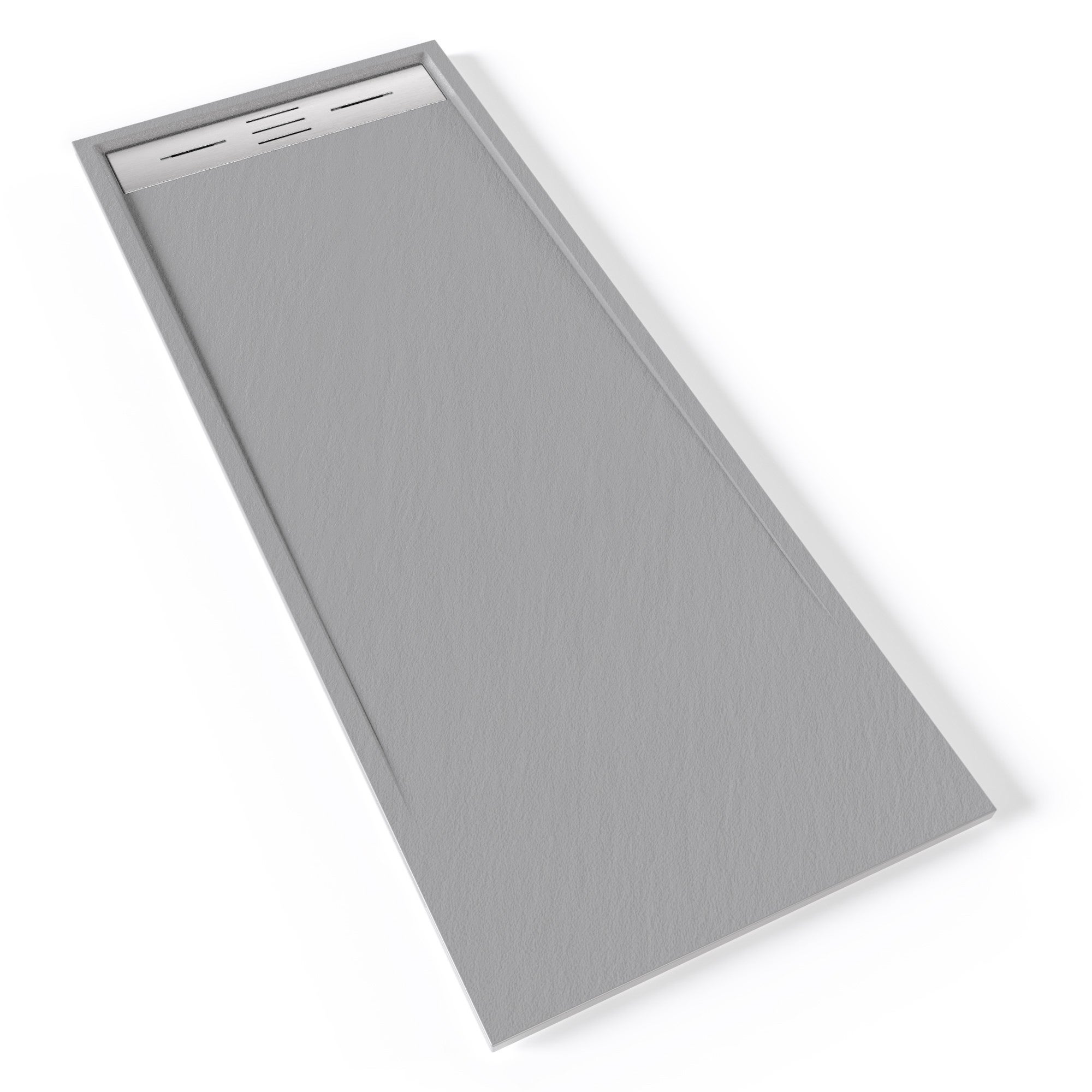 HIEMAL INOX Receveur de douche 70 x 180 cm résine Gris aspect ardoise ...