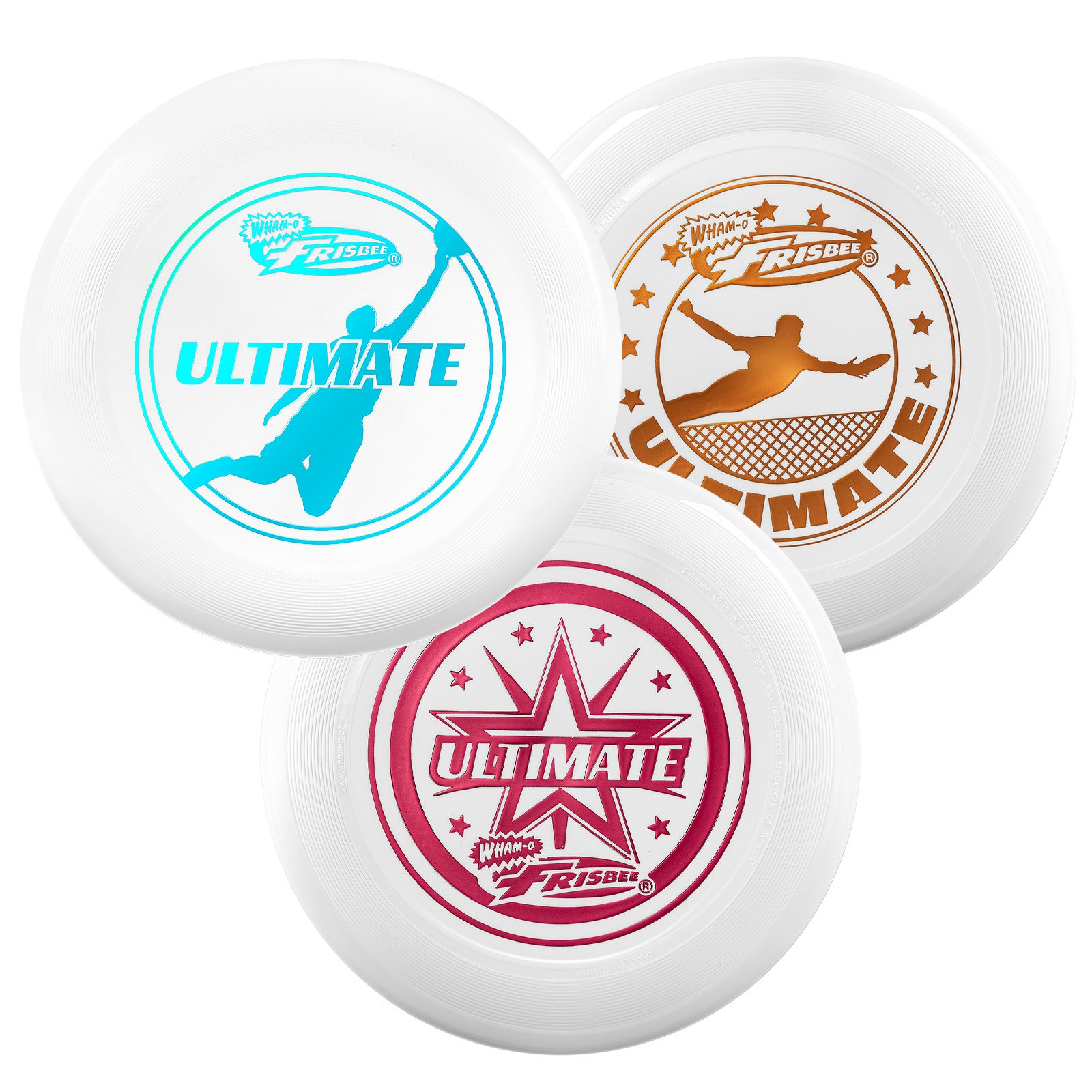 Frisbee Ultimate Disque d'entraînement 175 g - Lot de 3 | Leroy Merlin