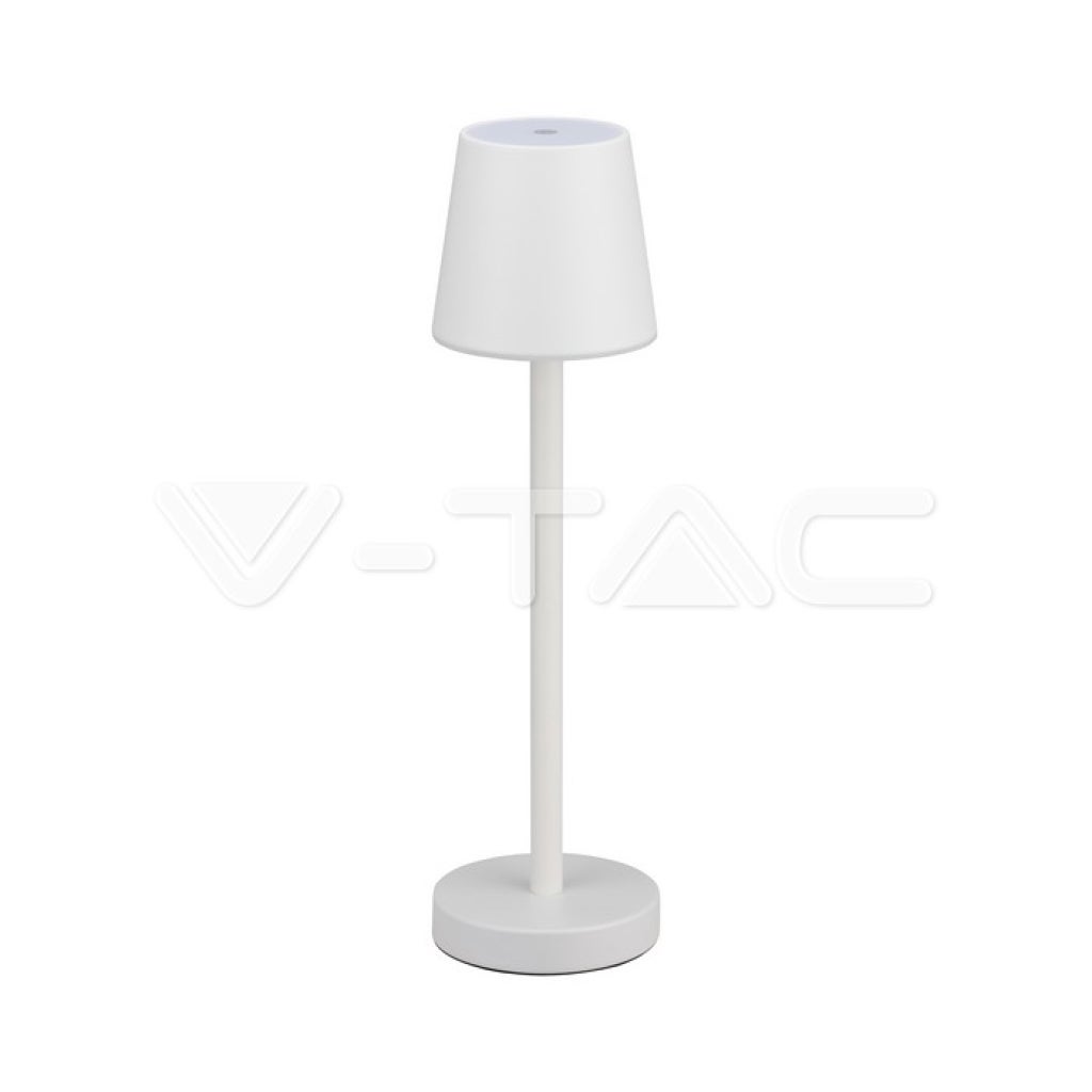 Lampe de table LED 3W Blanc Couleur Rechargeable avec Micro-USB Touch ...