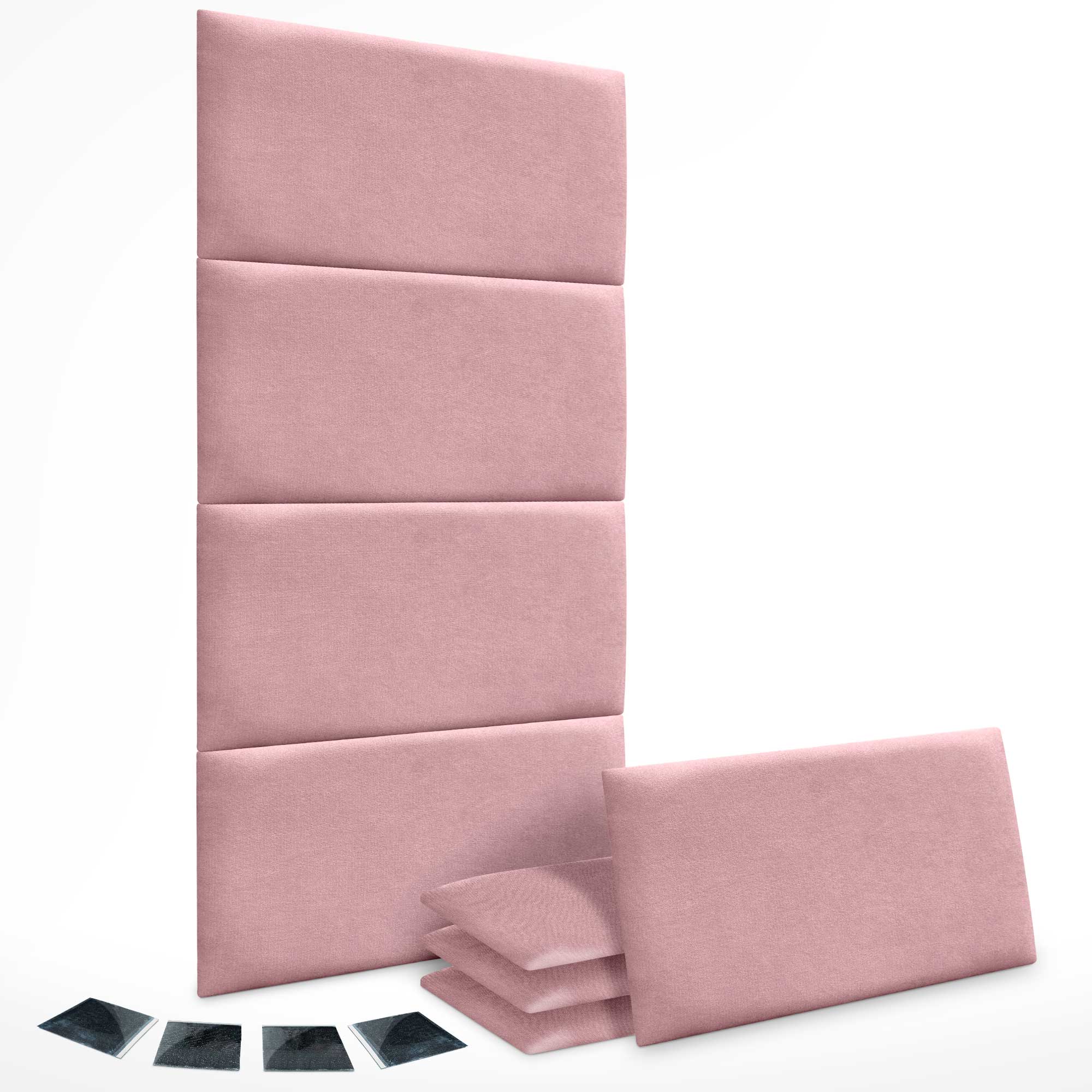 DHOME juego de 8 Paneles Tapizados de Tela Autoadhesivos para Pared ...