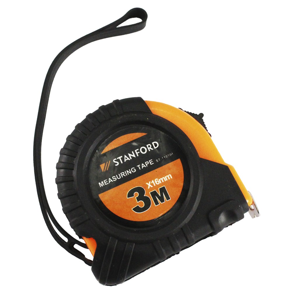 Flexometro 3 m x16 mm reforzado c/ goma | Leroy Merlin